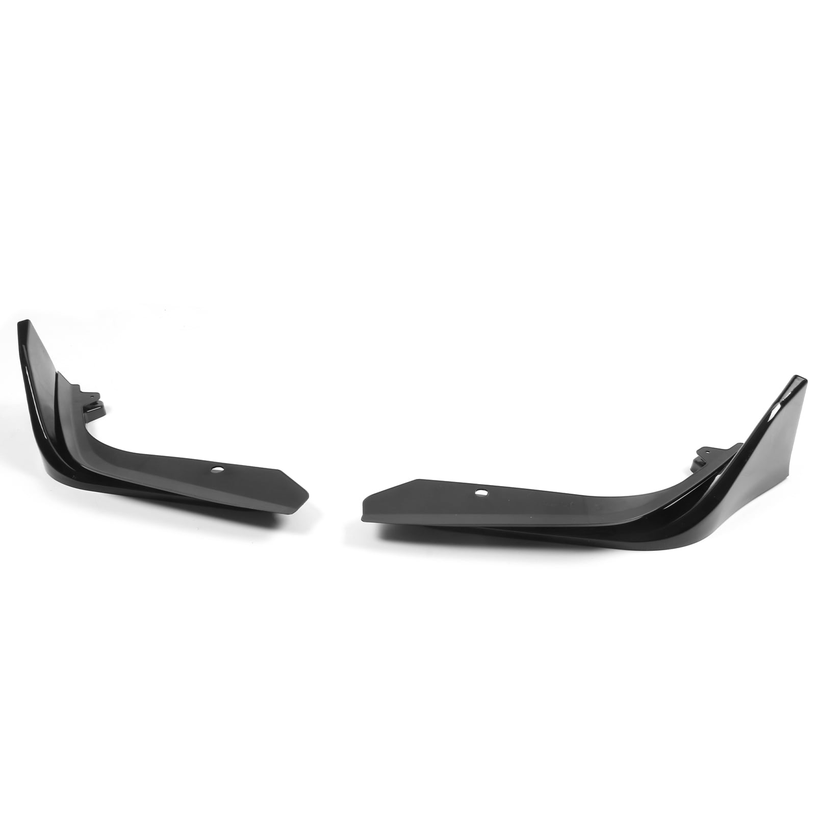 Ikon Motorsports 2PCS Front Bumper Lip Spoiler Air Dam Chin Deflector Splitter Added on ...
