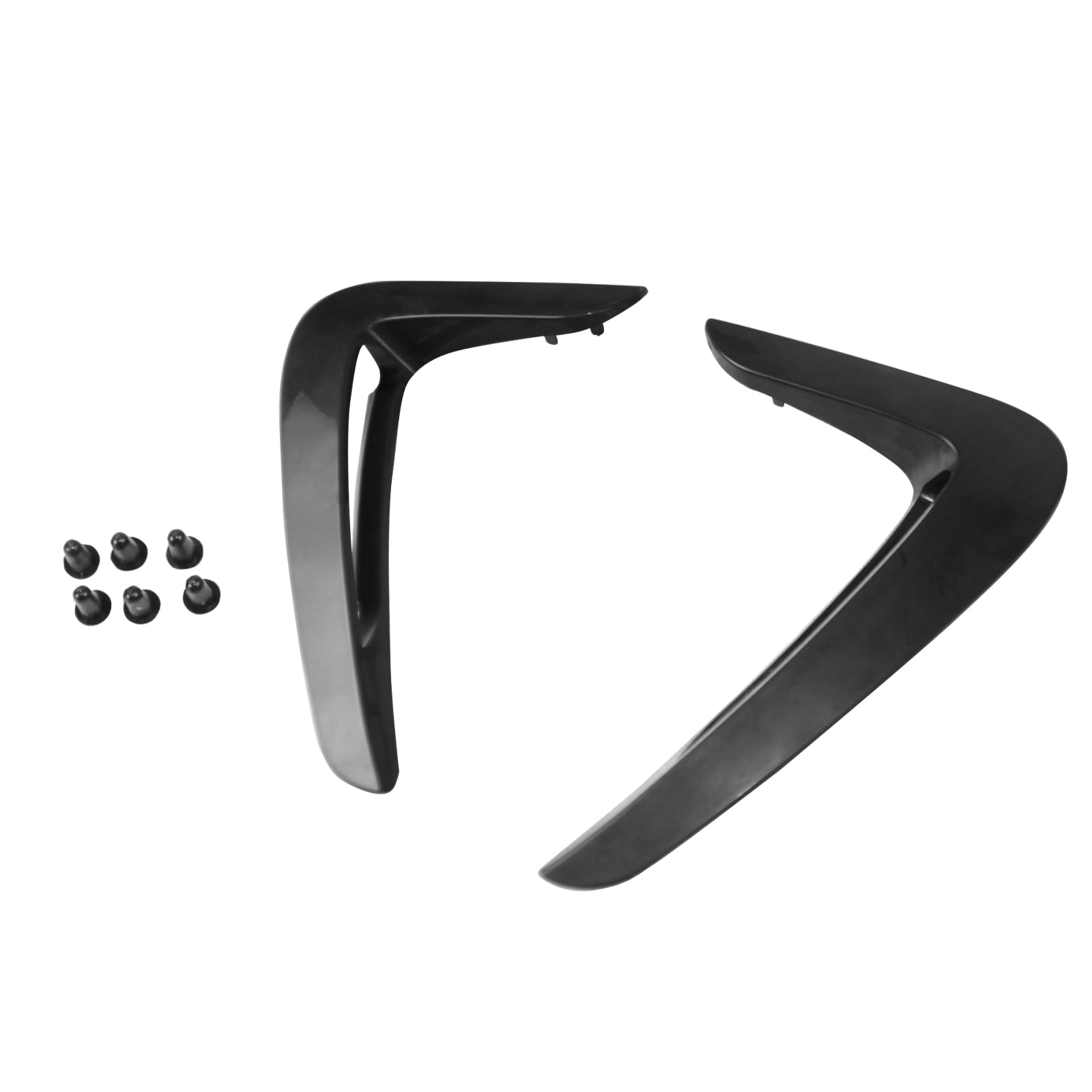 Ikon Motorsports 2PCS Front Side Fender Air Flow Vent Cover Trim for ...