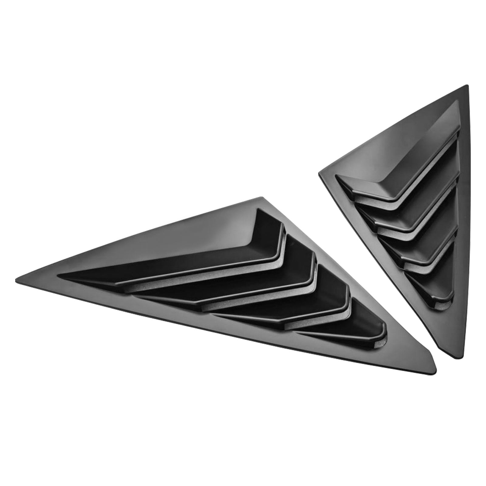 Ikon Motorsports 2PCS Side Quarter Window Louver Scoops Compatible With ...