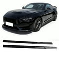 Ikon Motorsports 2PCS Side Skirts Extension Rocker Panels Splitter Lip ...