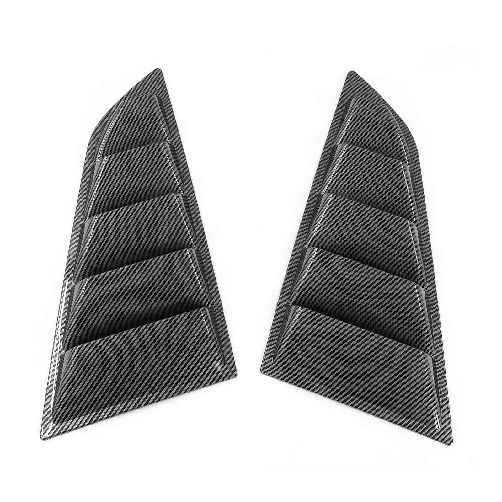 Ikon Motorsports 2PCS Side Window Louvers Air Vent Scoop Sun Shades ...