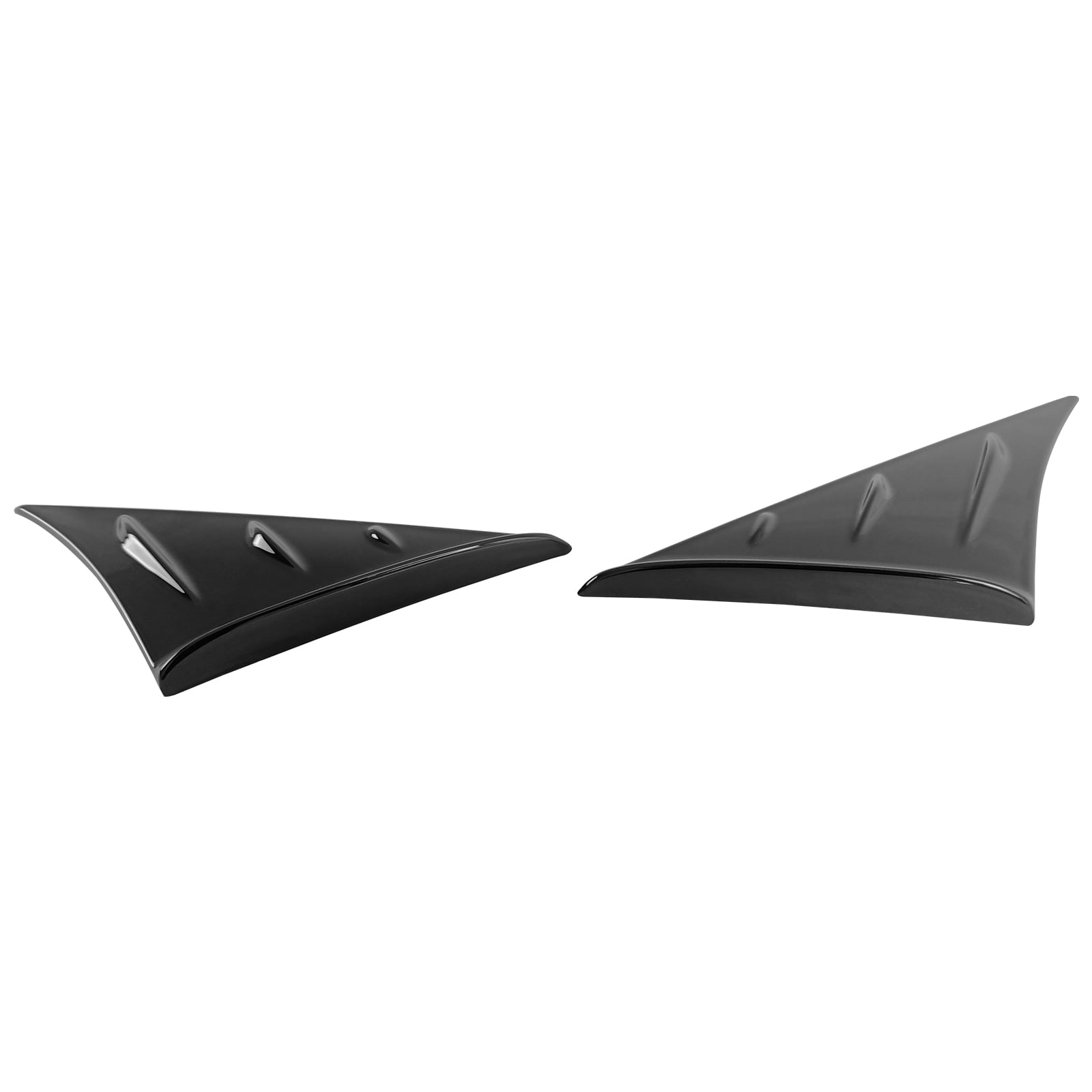 Ikon Motorsports 2PCS Side Window Louvers Quarter Scoop Sun Shade ...