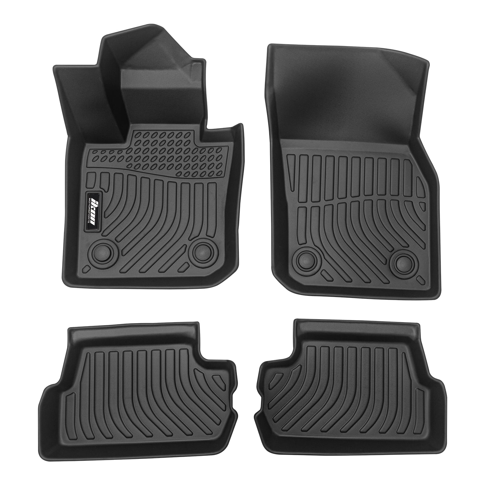 Ikon Motorsports 3D Molded TPE Floor Mats Compatible with 2014-2024 ...