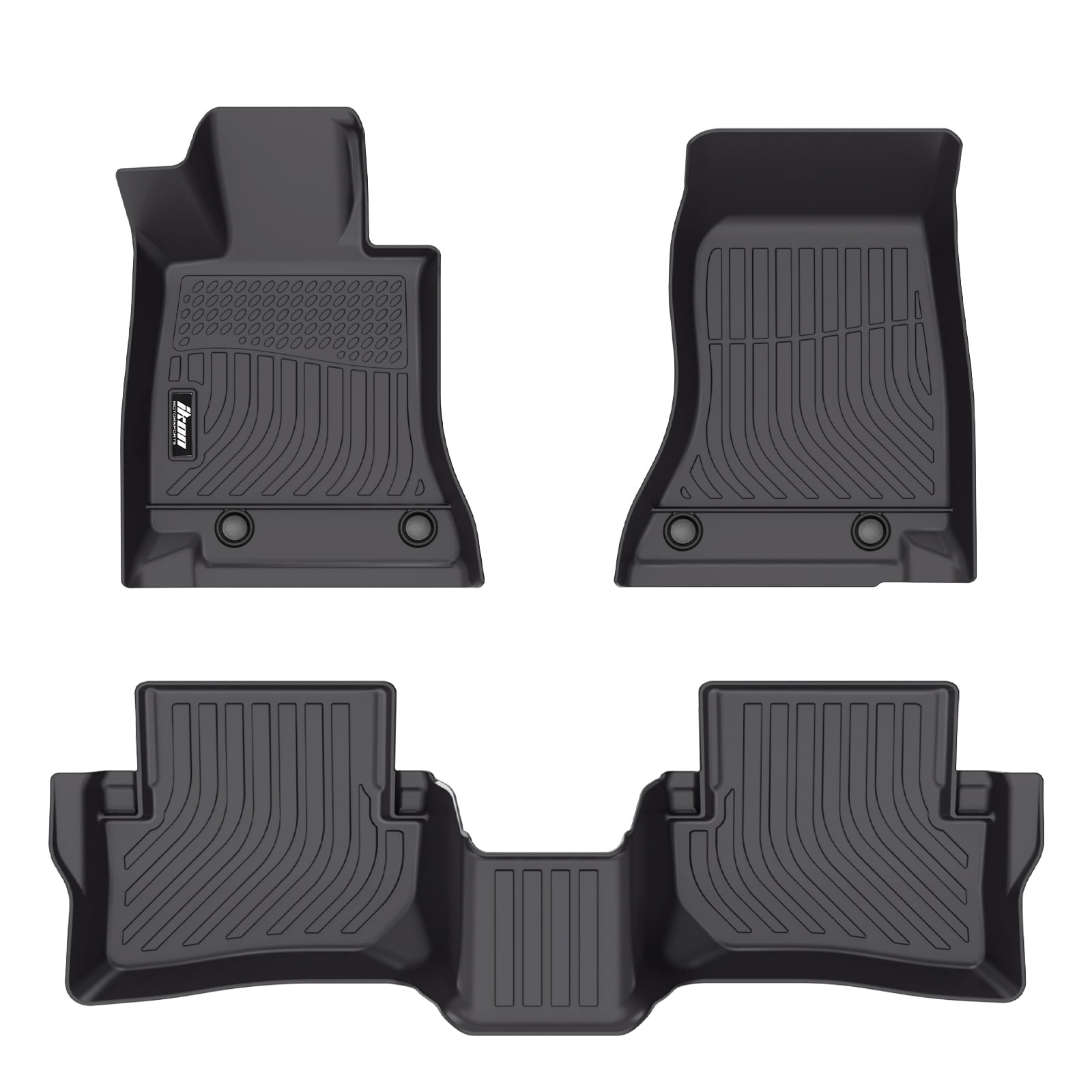 Ikon Motorsports 3D Molded TPE Floor Mats Compatible with 2022-2025 ...