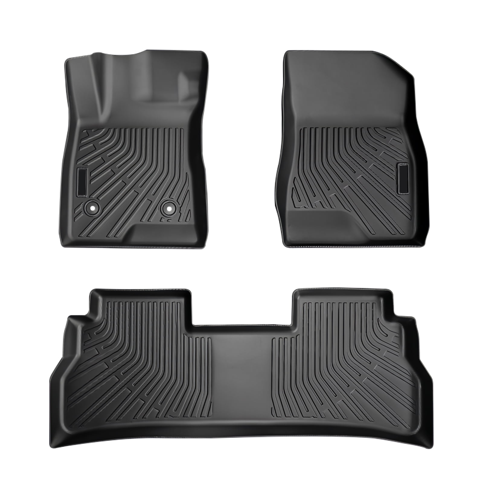 Ikon Motorsports 3D Molded TPE Floor Mats Compatible with 2024-2025 ...