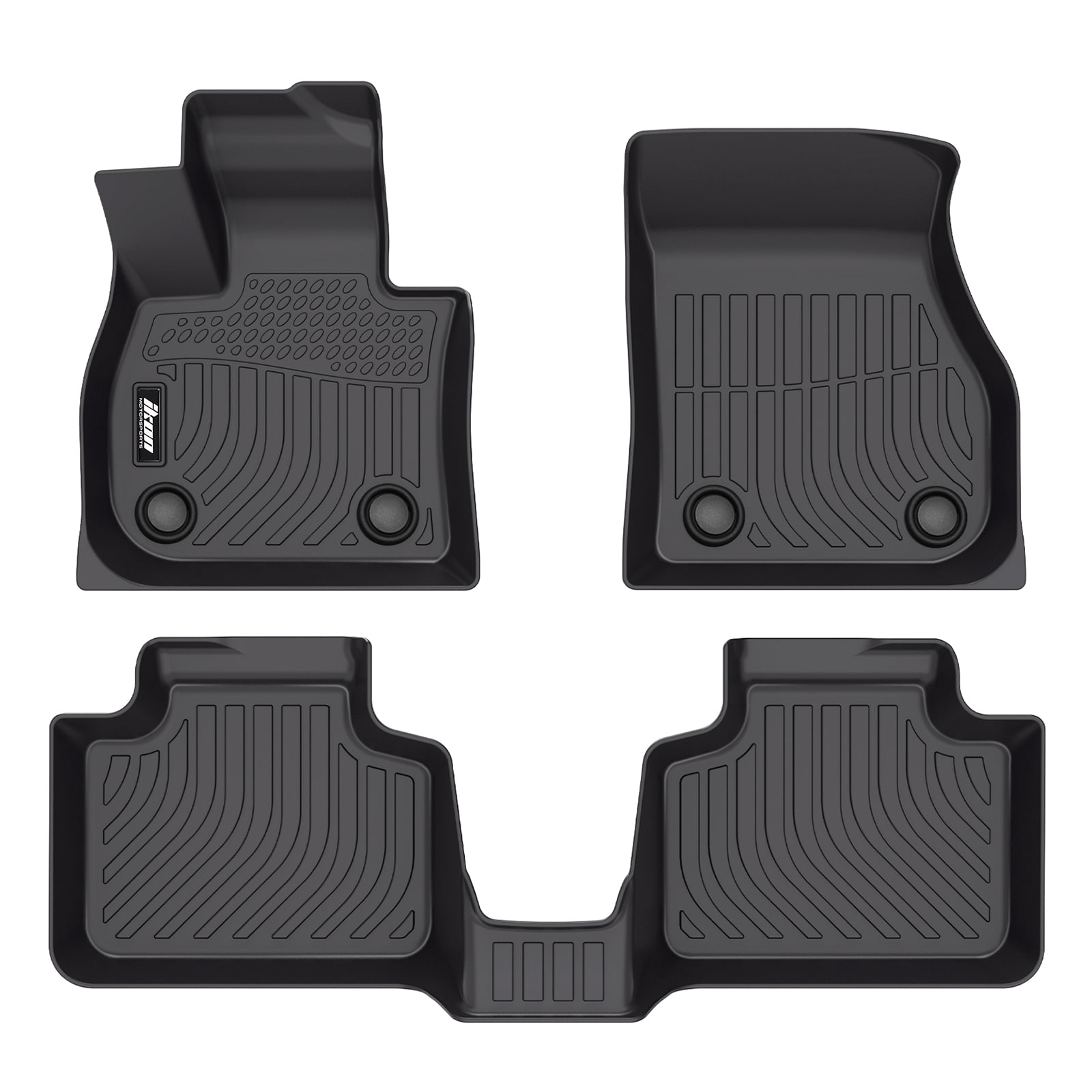 Ikon Motorsports 3D Molded TPE Floor Mats Compatible with 2025 Mini ...