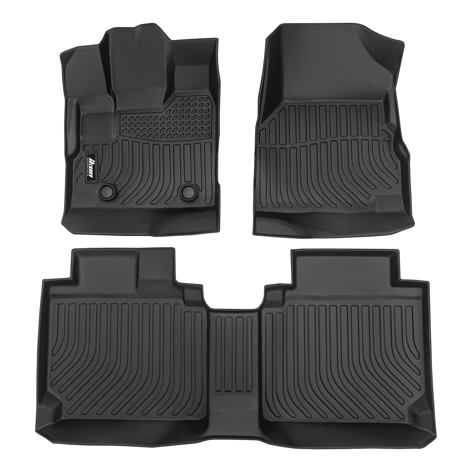 Ikon Motorsports All Weather TPE Floor Mats Liner Fits 2012-2017 Chevy ...