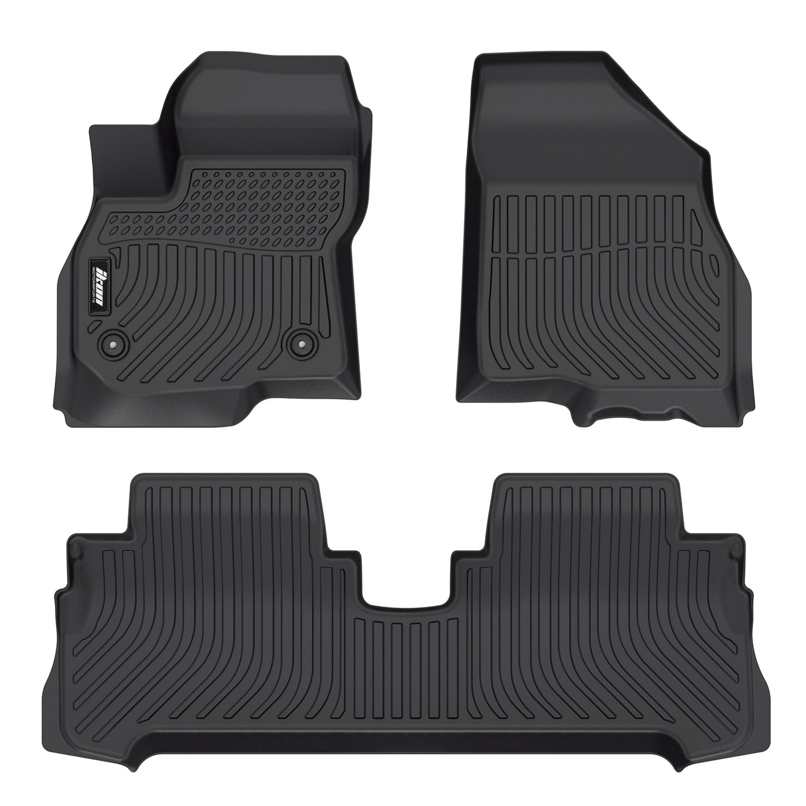 Ikon Motorsports 3D TPE Floor Mats Compatible With 2017-2023 Chevrolet ...