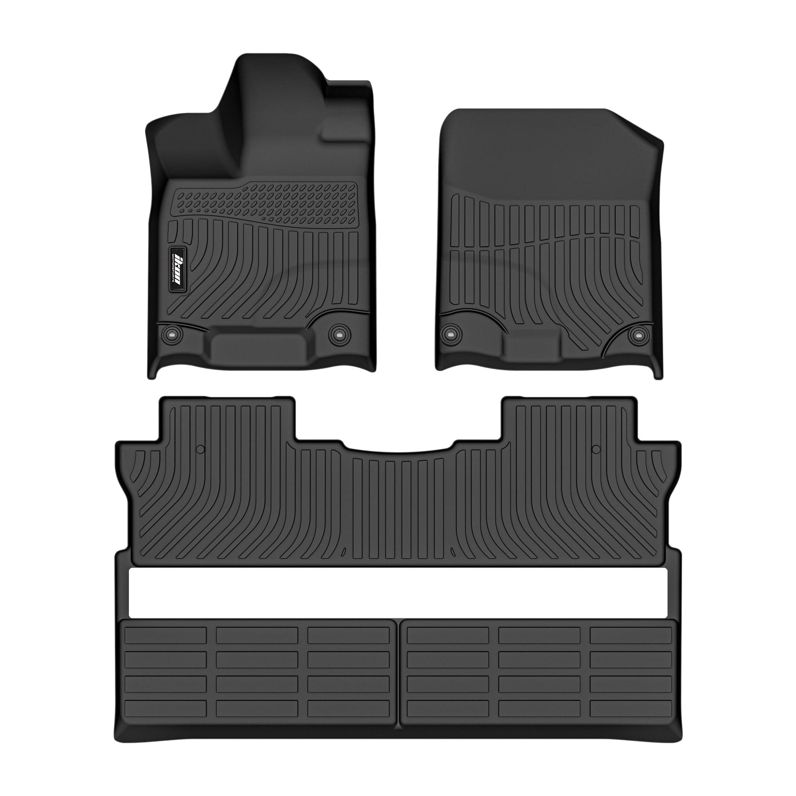 Ikon Motorsports 3D TPE Floor Mats Compatible With 2017-2025 Honda ...