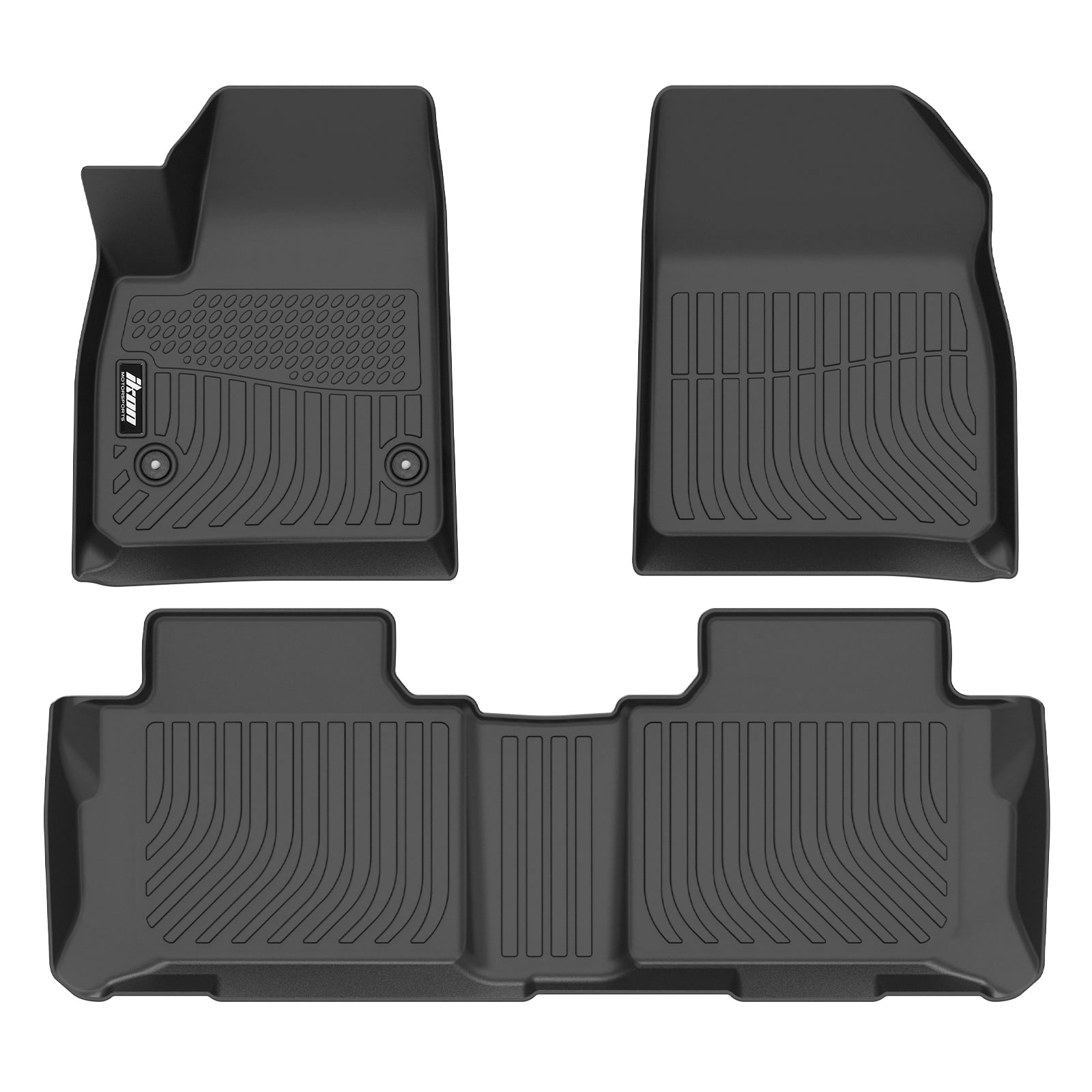 Ikon Motorsports All Weather TPE Floor Mats Liner Fits 2019-2025 ...
