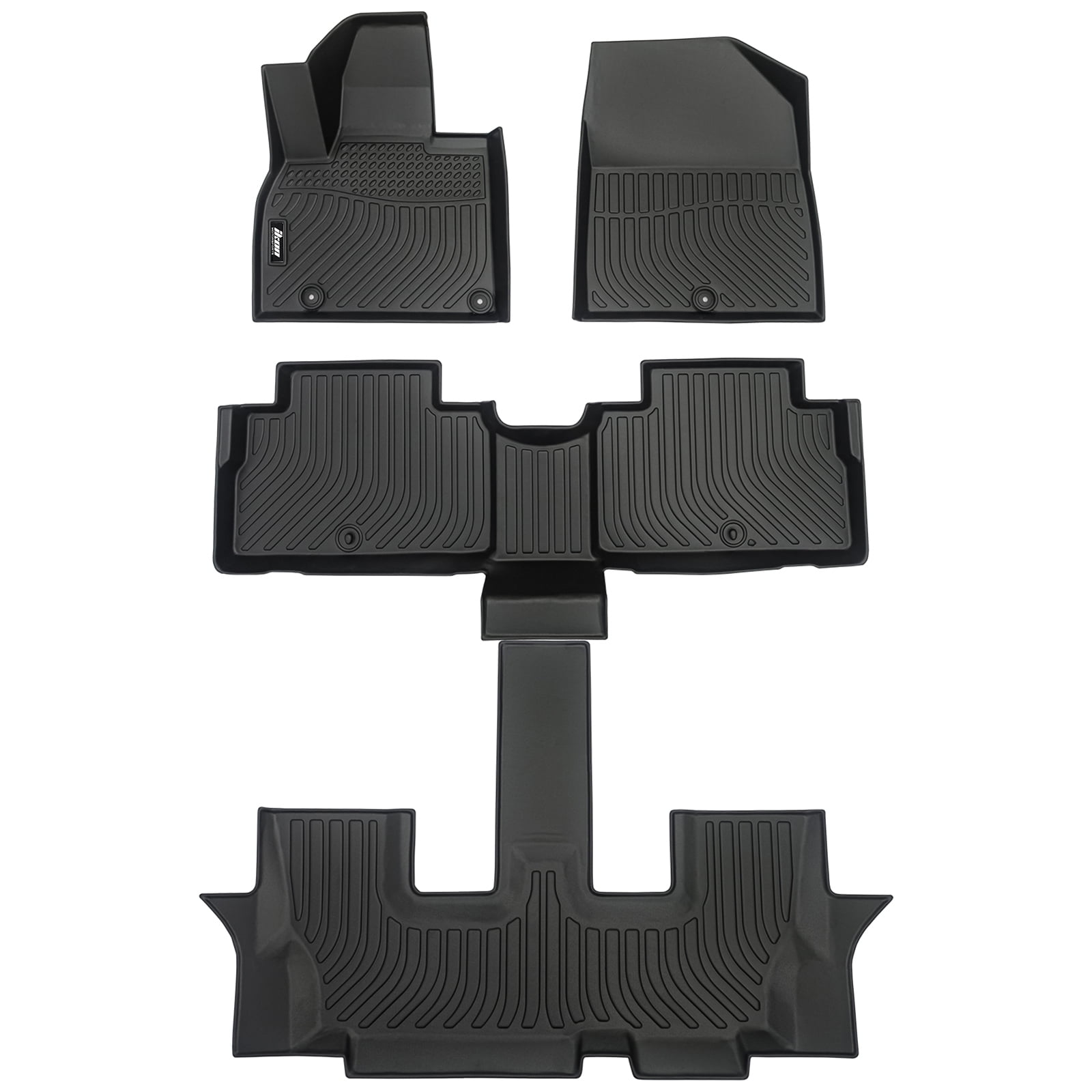 Ikon Motorsports 3D TPE Floor Mats Compatible with 2020-2025 Kia ...