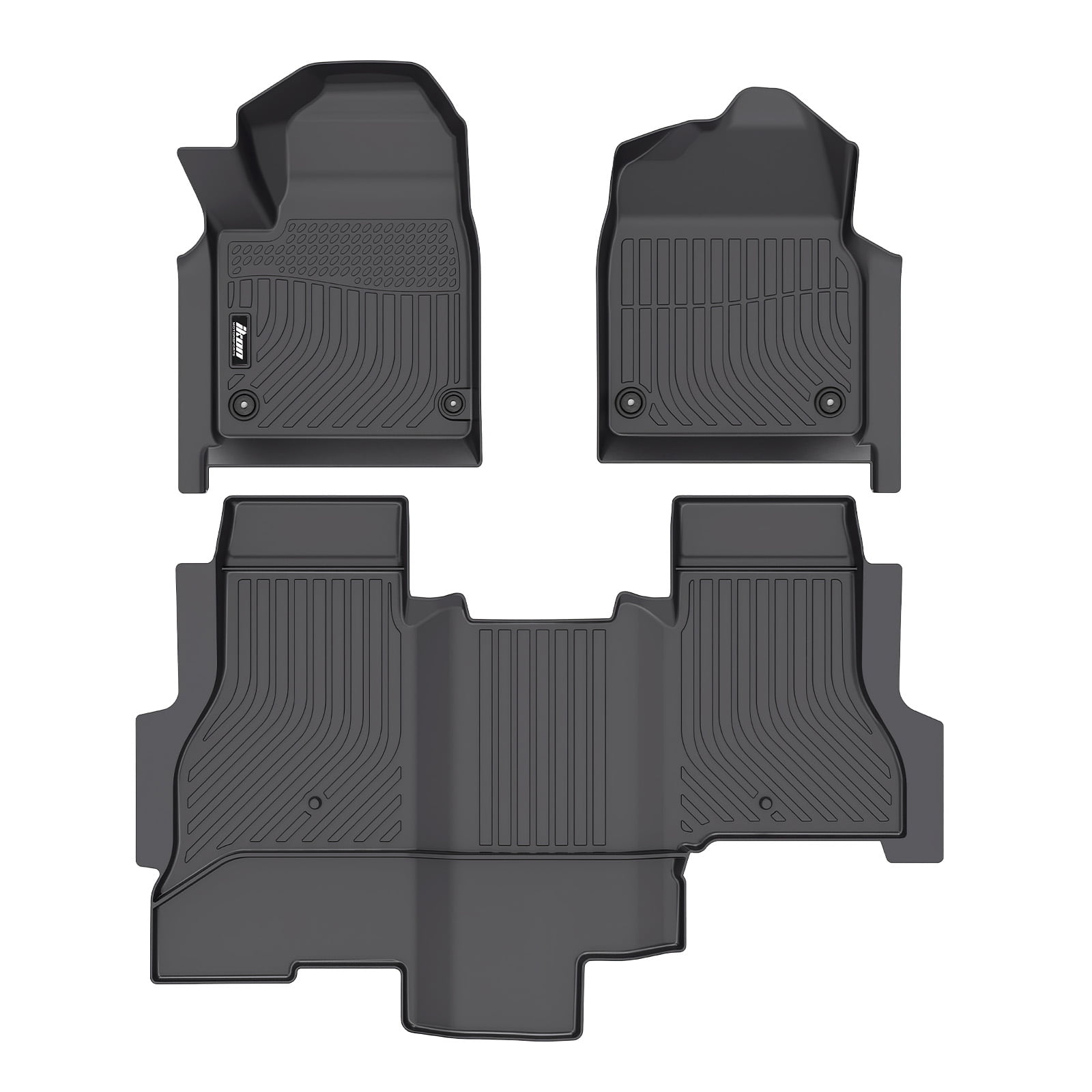 Ikon Motorsports 3D TPE Floor Mats, Compatible with 2022-2025 GMC ...