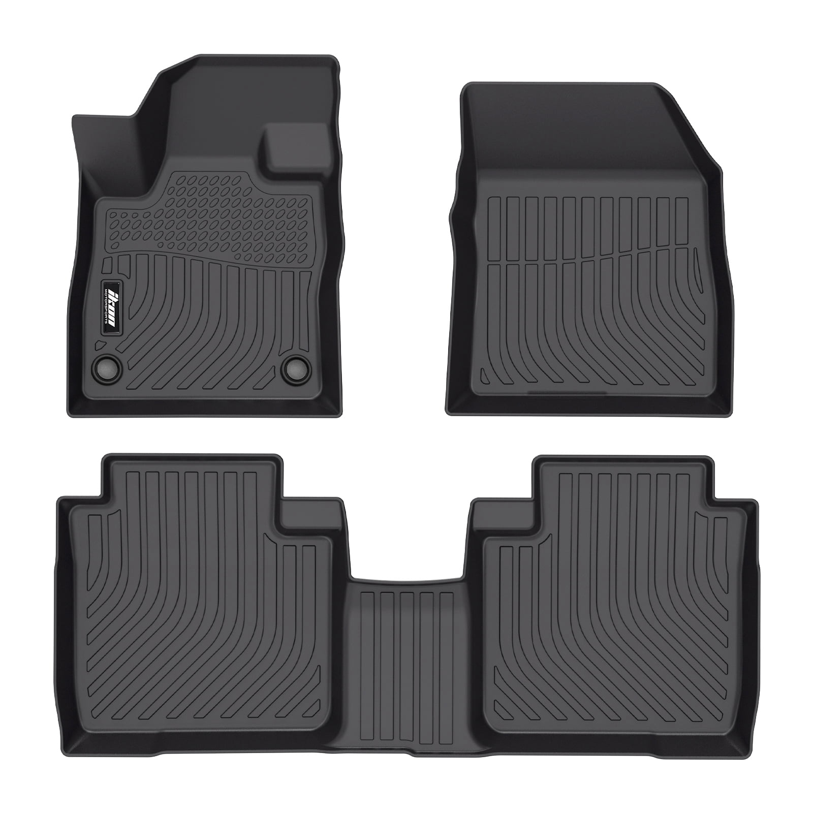 Ikon Motorsports 3D TPE Floor Mats Compatible with 2024-2025 Lincoln ...