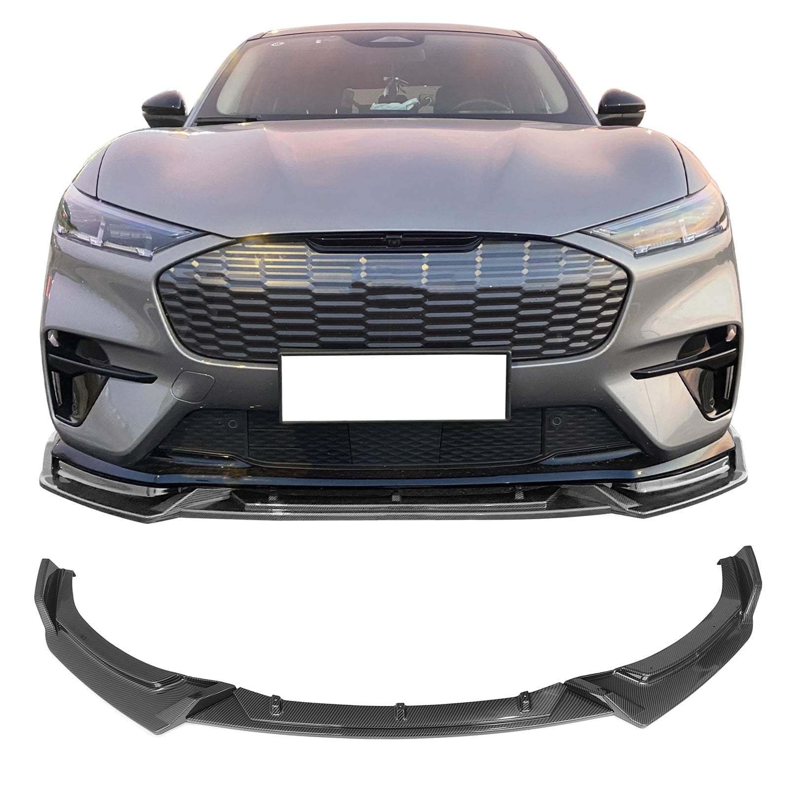 Ikon Motorsports 3PCS Front Bumper Lip Spoiler Air Dam Chin Splitter ...