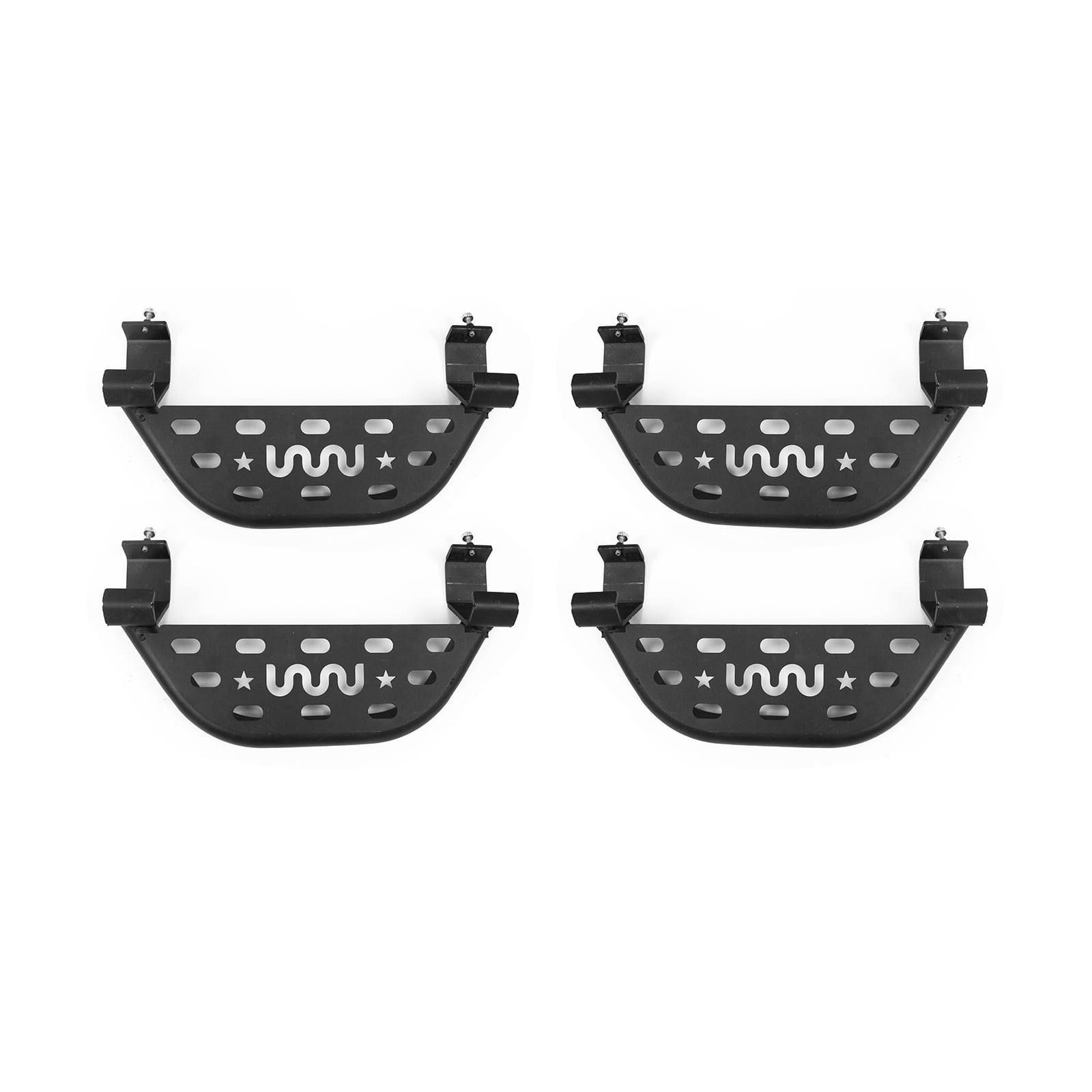 Ikon Motorsports 4PCS Rock Rail Side Steps Compatible With 2021-2025 ...