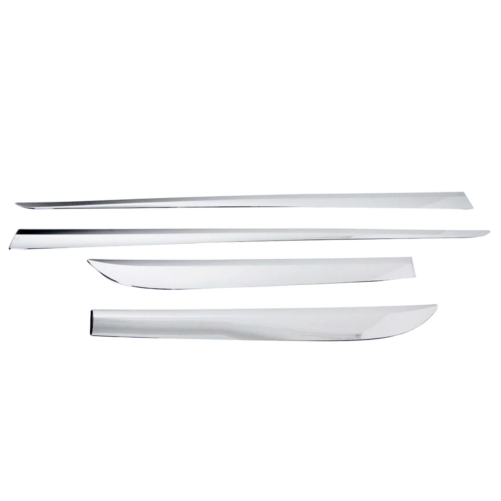 Ikon Motorsports 4PCSLower Door Line Sill Garnish Body Molding Trim ...