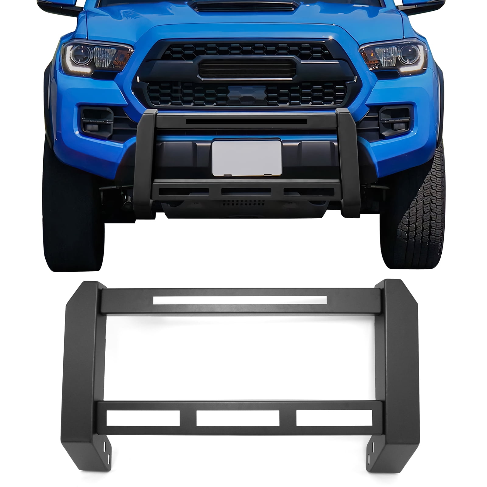 Ikon Motorsports Bull Bar Front Push Brush Bumper Grille Guard ...
