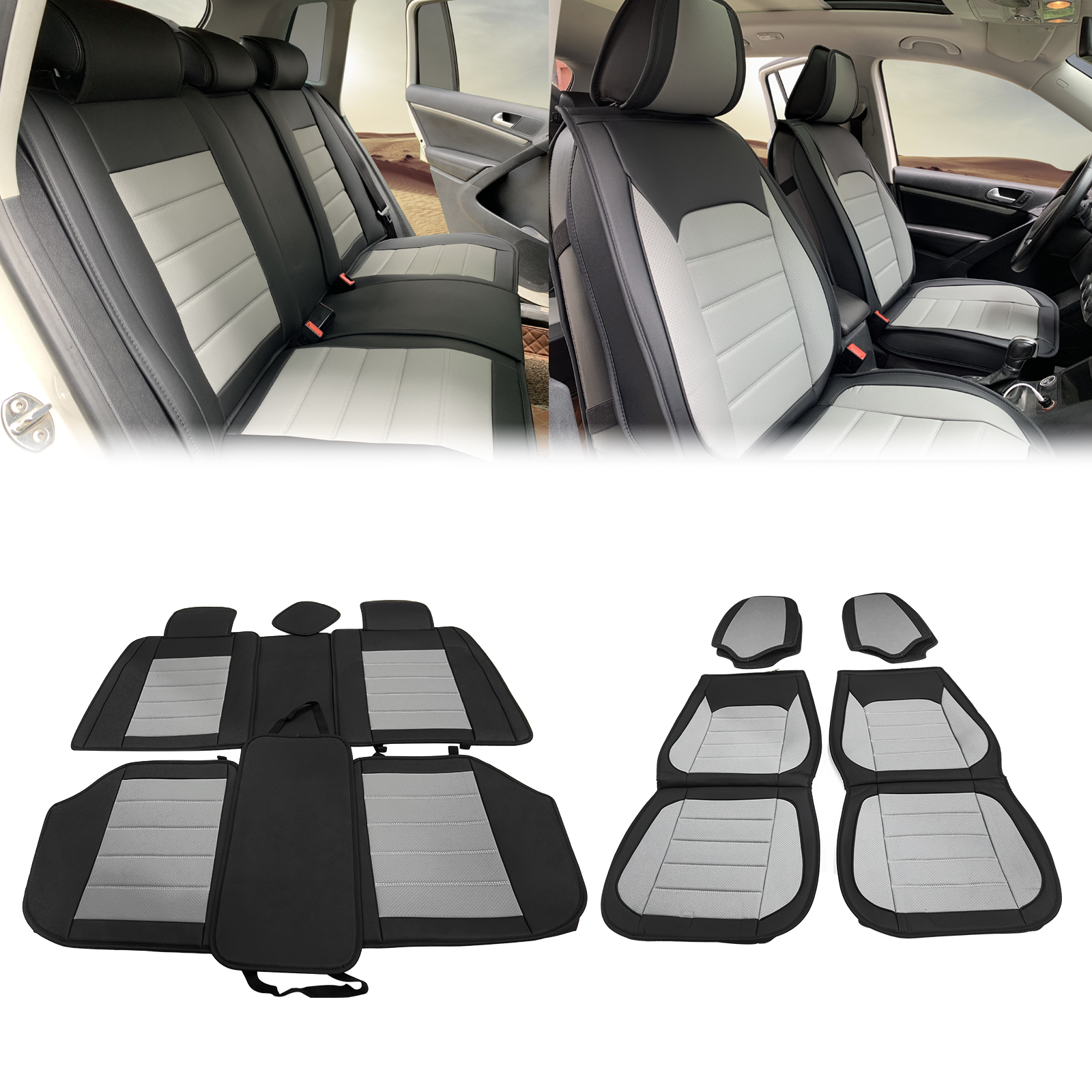 Ikon Motorsports Car Seat Covers Compatible with Universal 01 Style ...