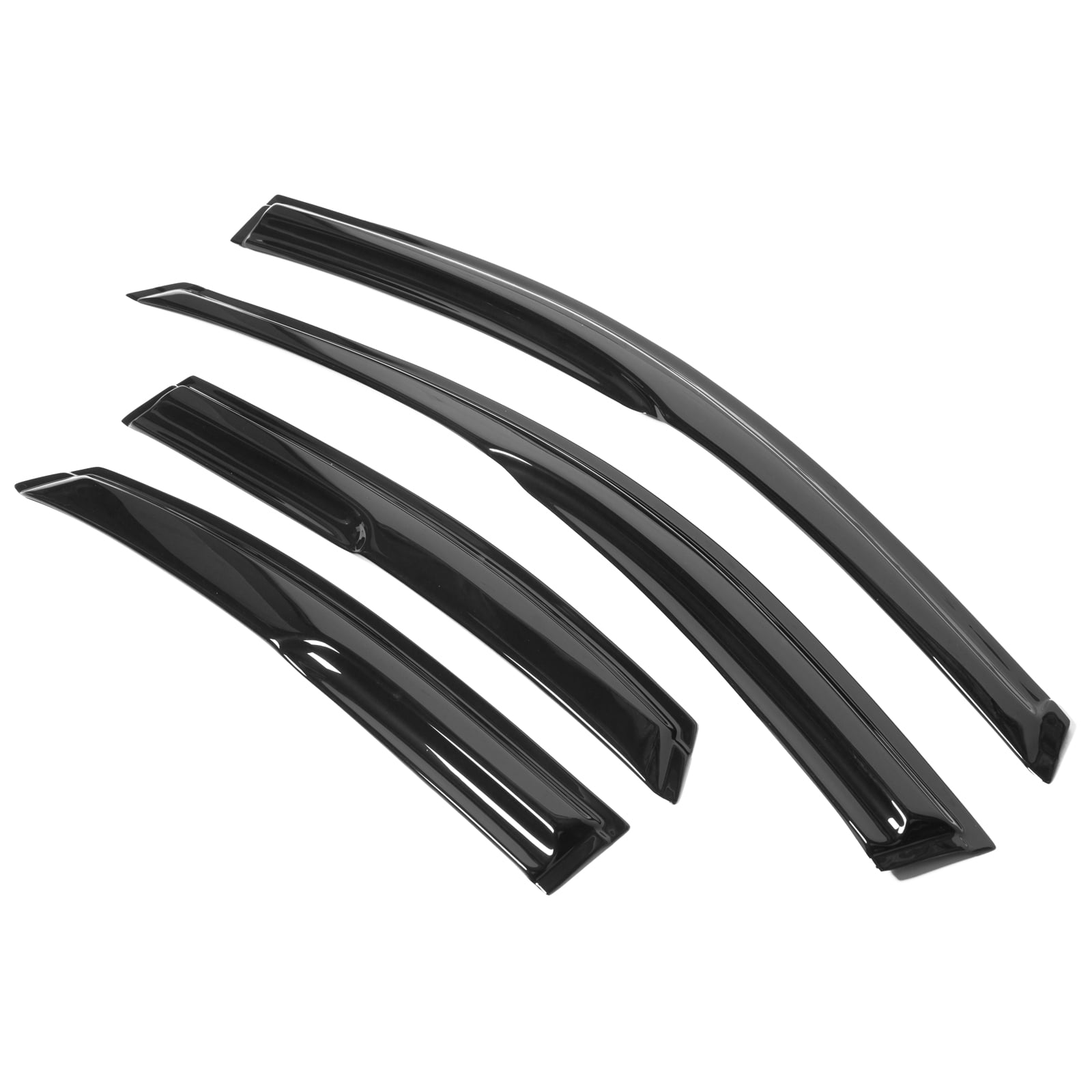 Ikon Motorsports Acrylic Window Visors, Smoke Tint, Compatible with ...