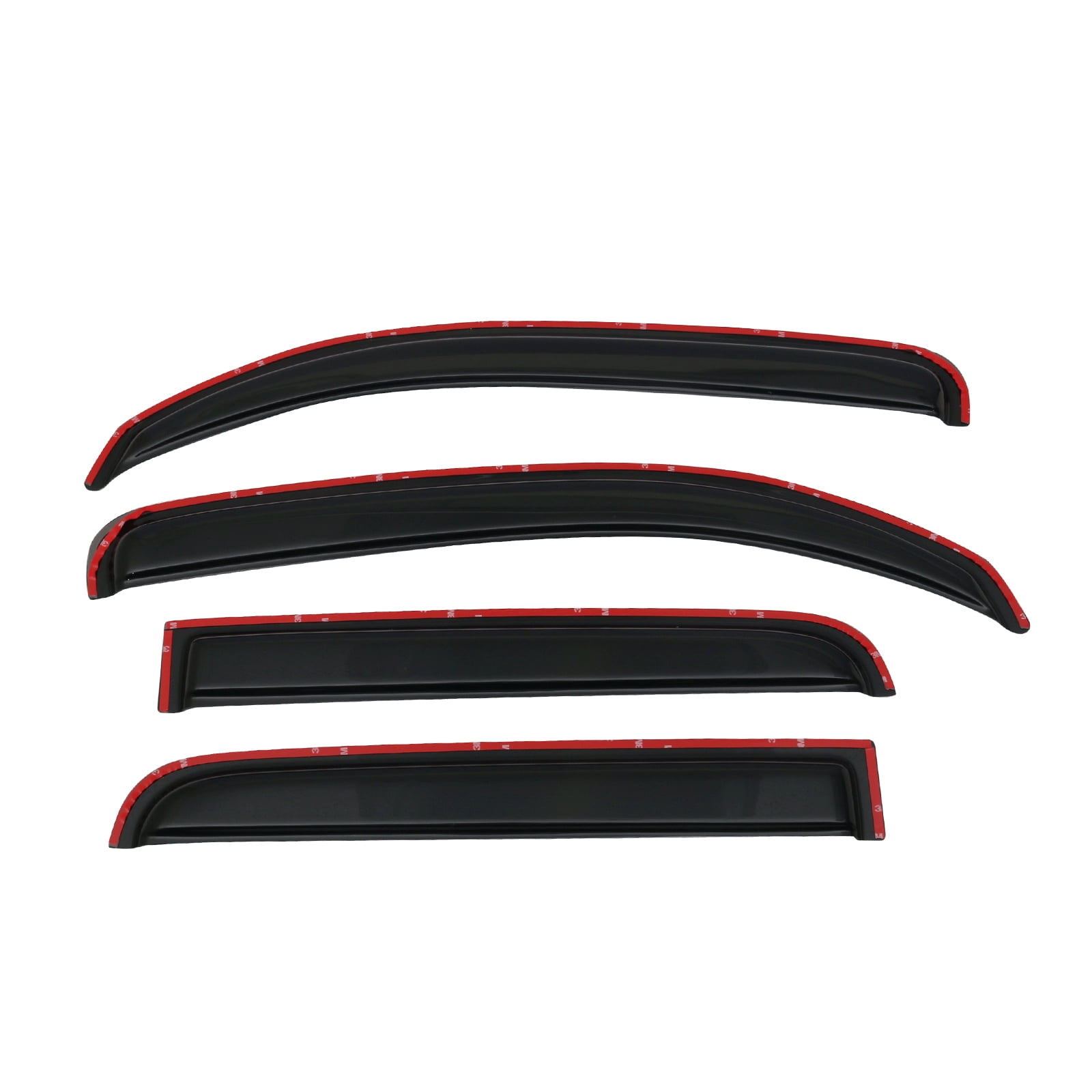 Ikon Motorsports Window Visors Vent Deflector, Rain Guard 4Pc Set for ...
