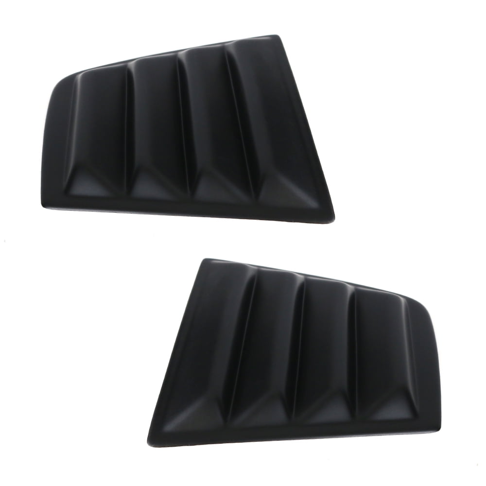 Ikon Motorsports Compatible with 11-23 Dodge Charger V2 Style Rear Quarter Side Window Louvers ...