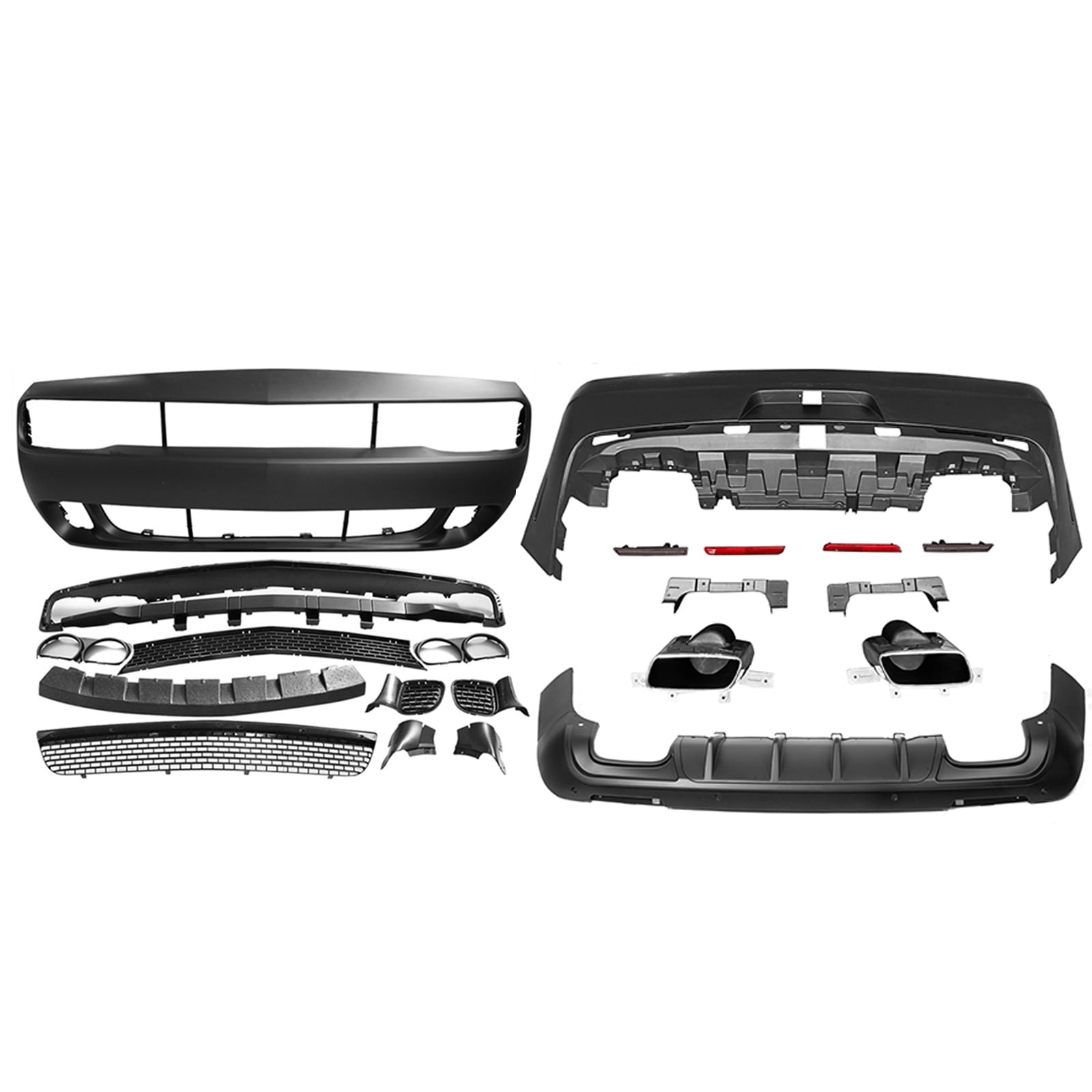 Ikon Motorsports Compatible with 2008-2014 Dodge Challenger 2015+ SRT ...
