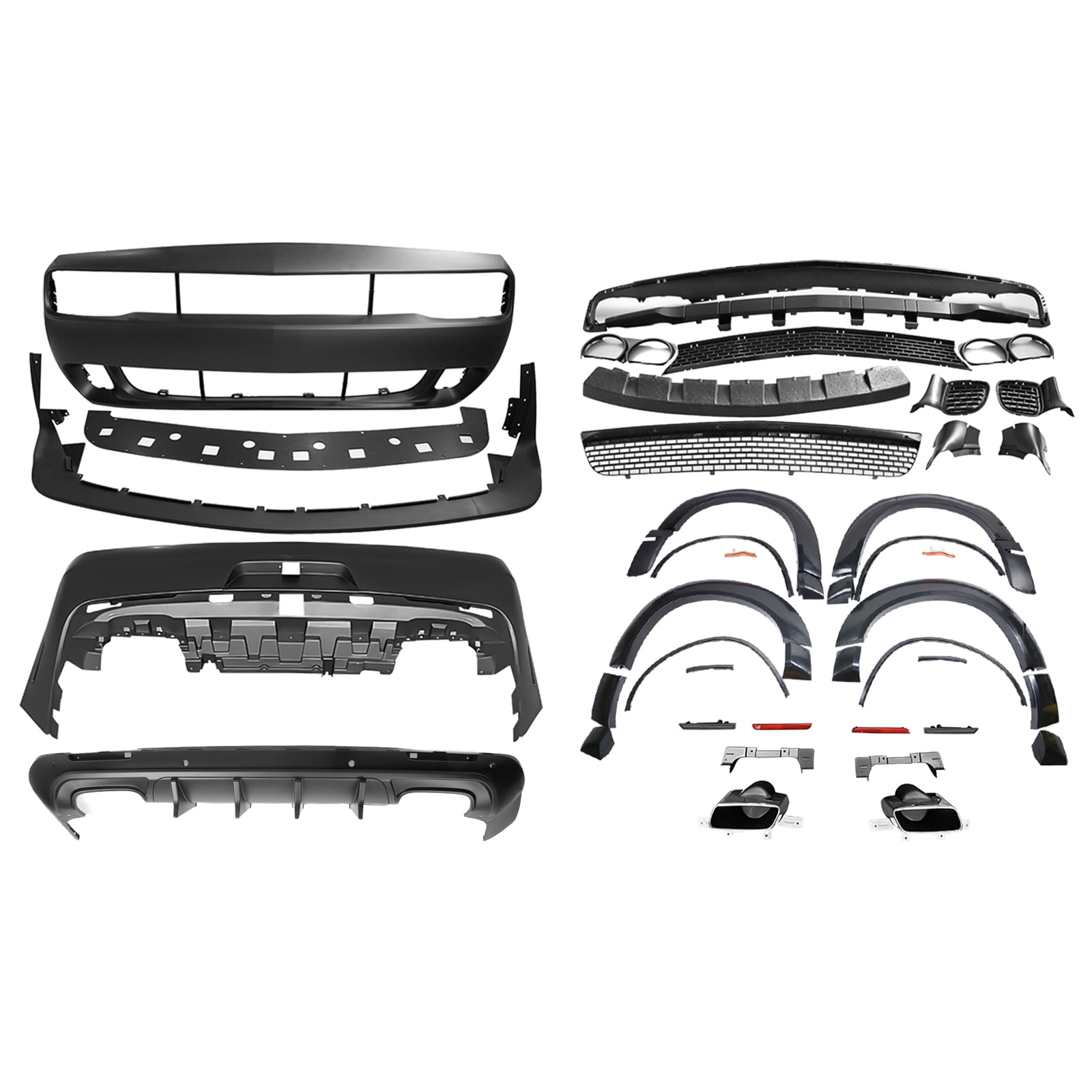 Ikon Motorsports Compatible with 2008-2014 Dodge Challenger 2015+ SRT ...