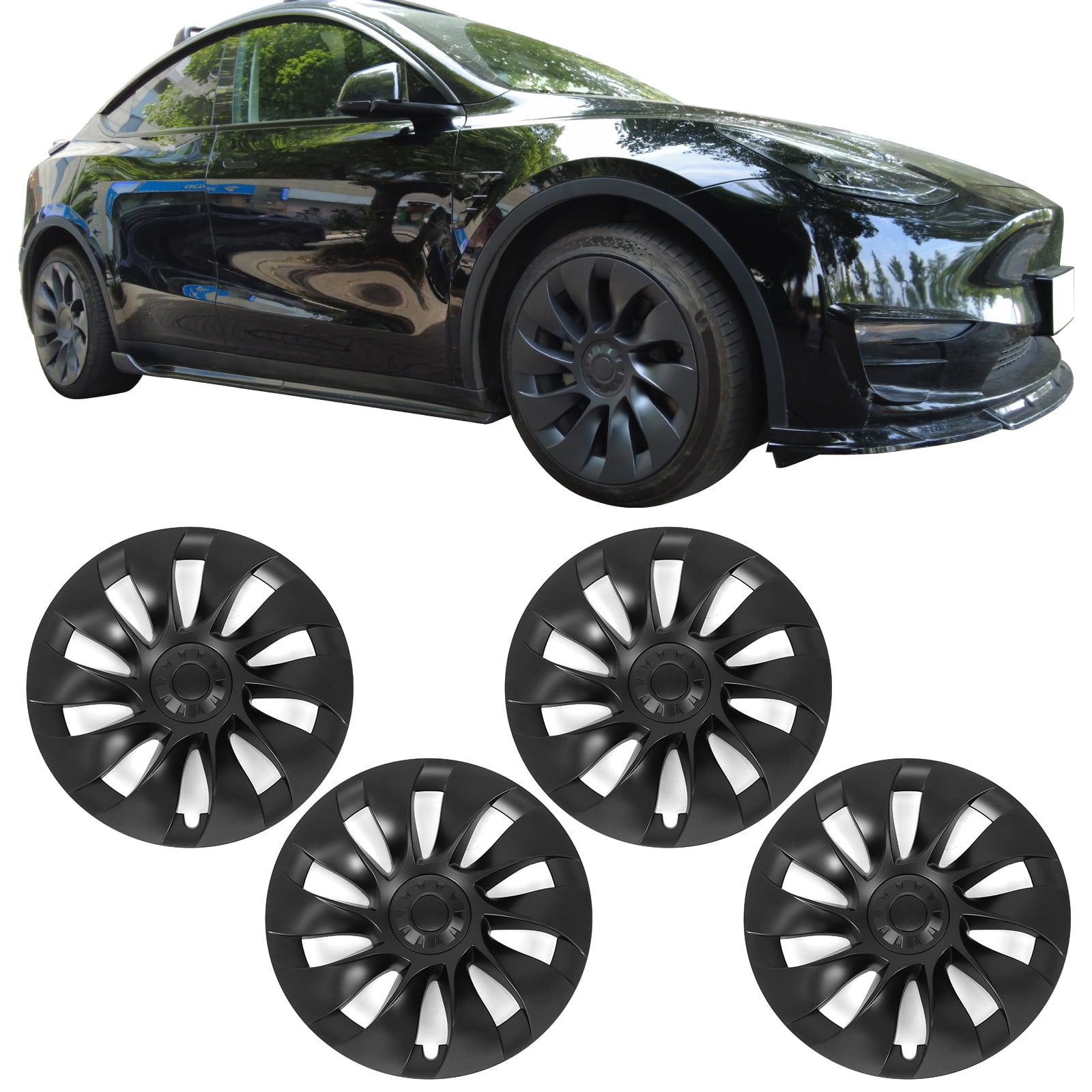 Ikon Motorsports Compatible With 2020-2024 Tesla Model Y 20" Wheel ...