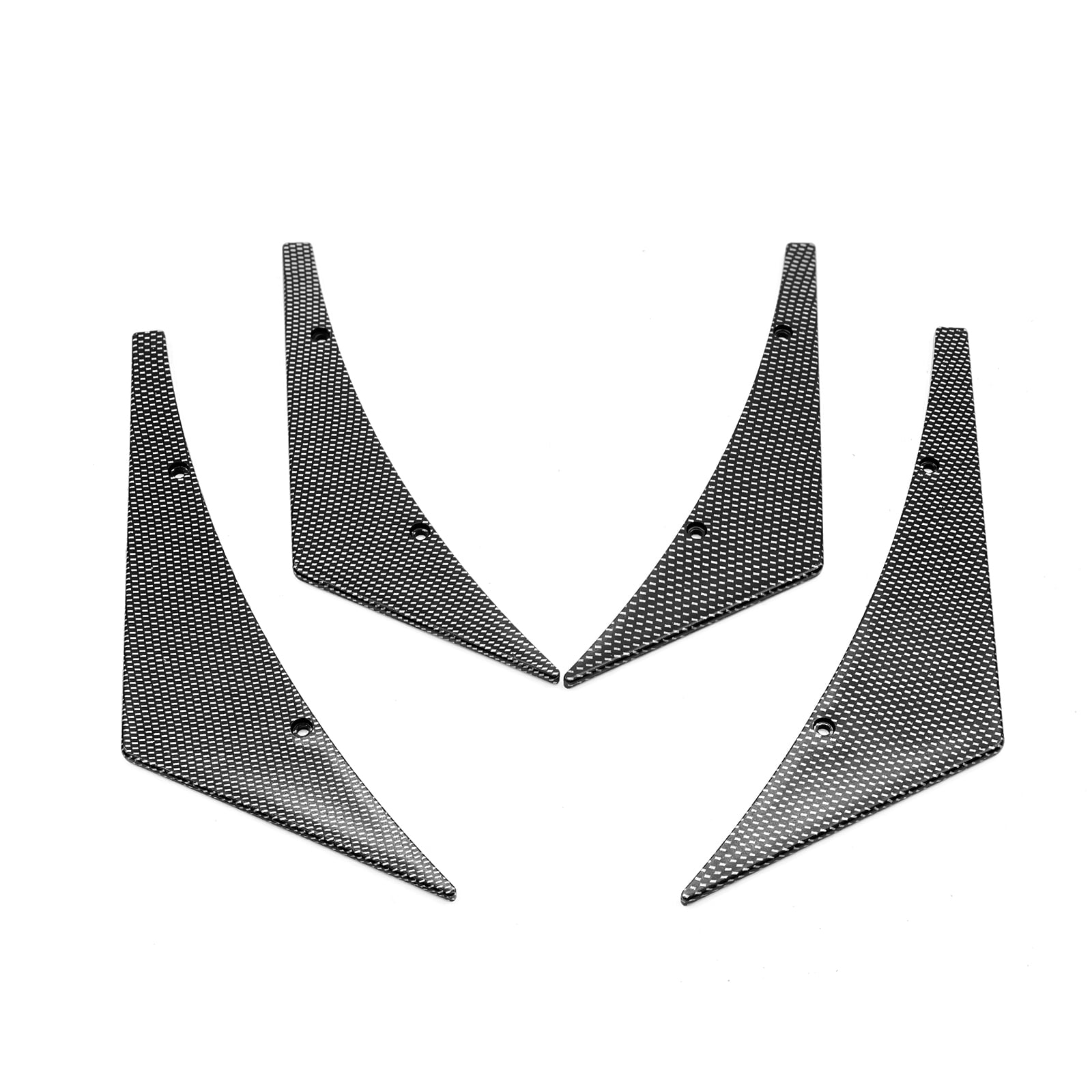 Ikon Motorsports Compatible with Universal Front Bumper Lip Carbon ...