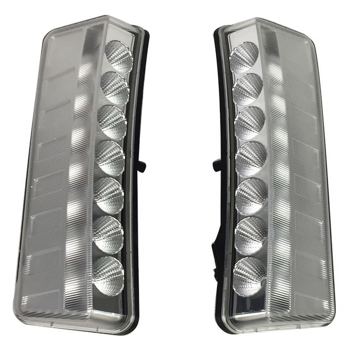 Ikon Motorsports Compatible with 03-05 350Z Clear 7-LED Front Bumper ...