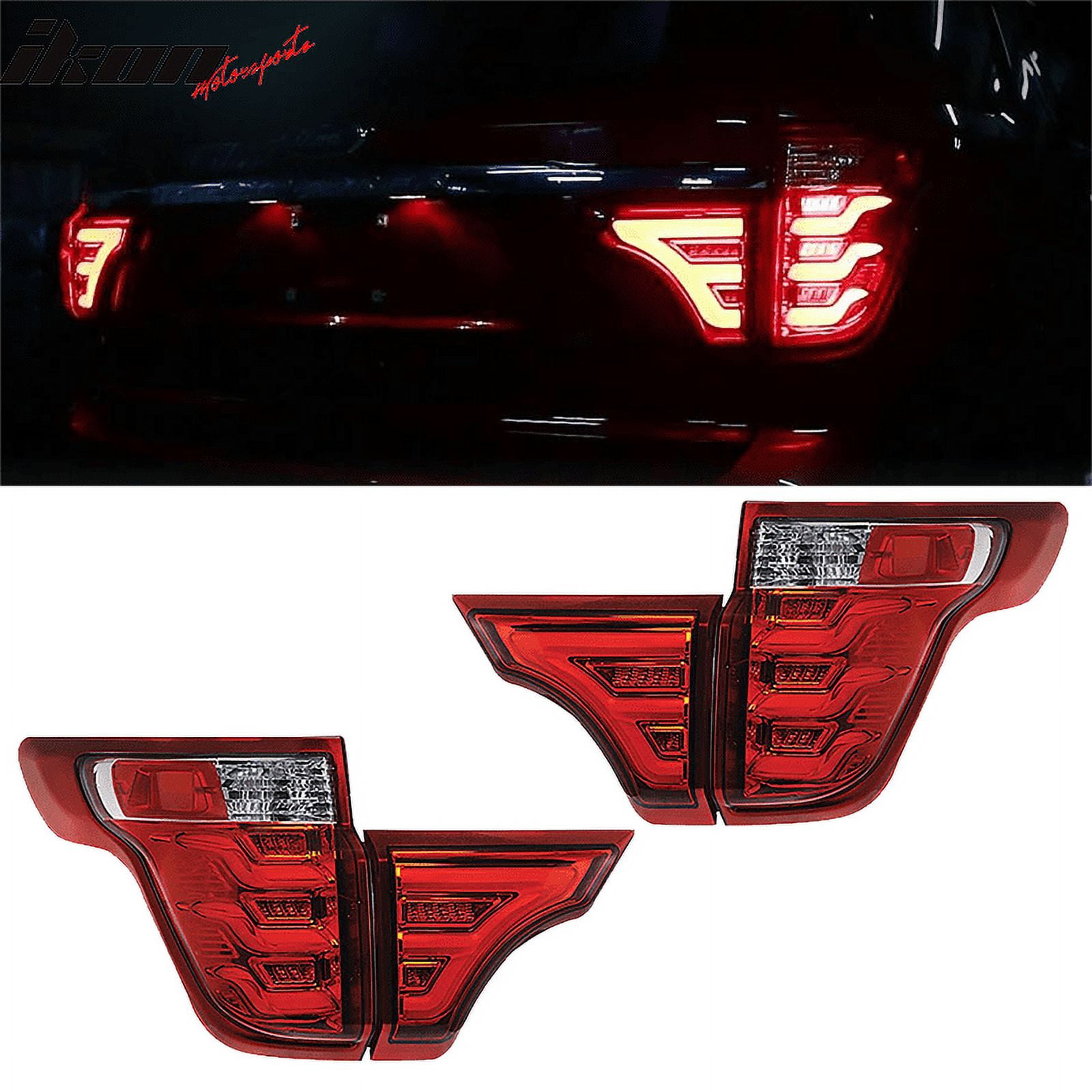 Ikon Motorsports Compatible with 11-15 Ford Explorer Sequential LED ...