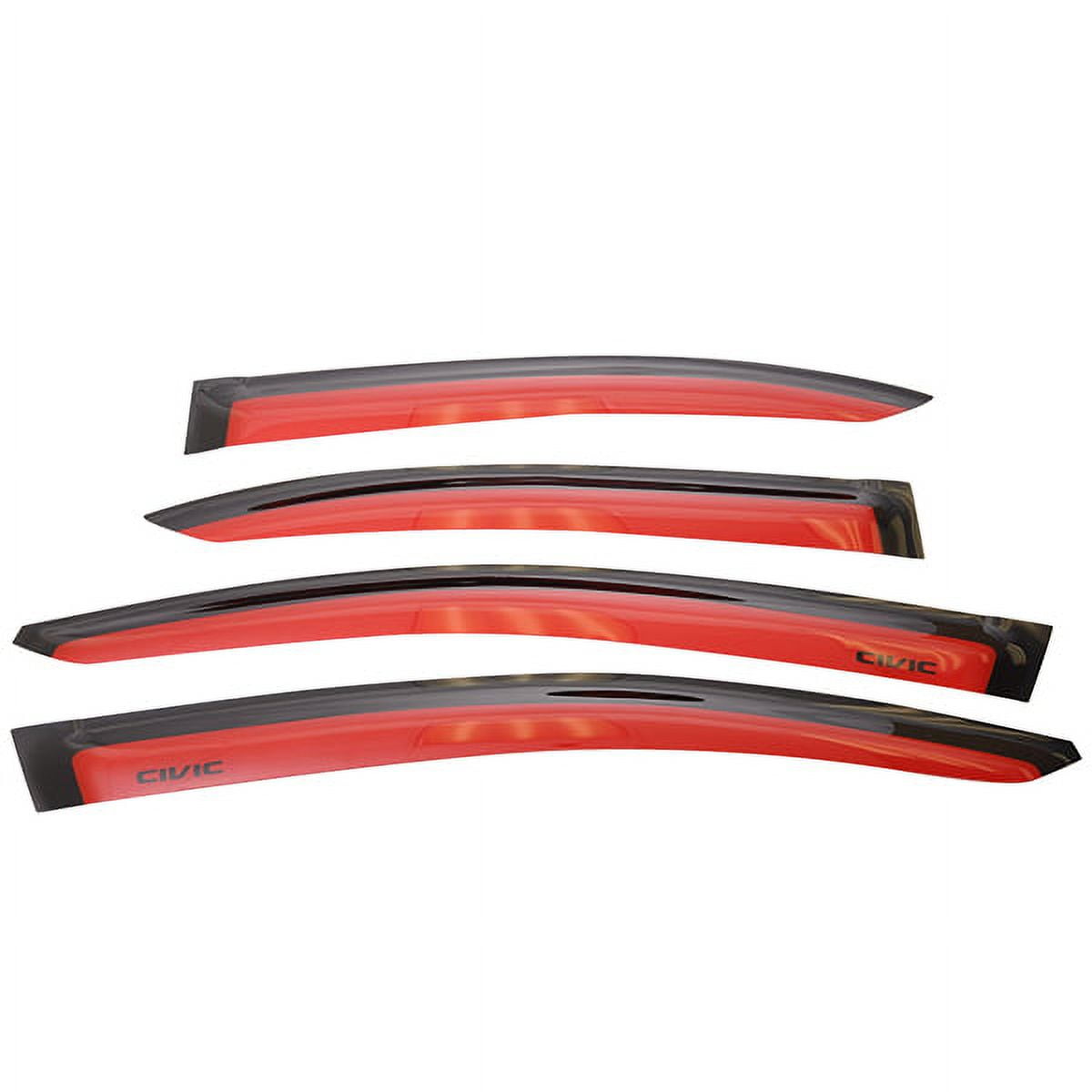 Ikon Motorsports Compatible with 12-15 Civic Sedan Window Visors 4Pc ...
