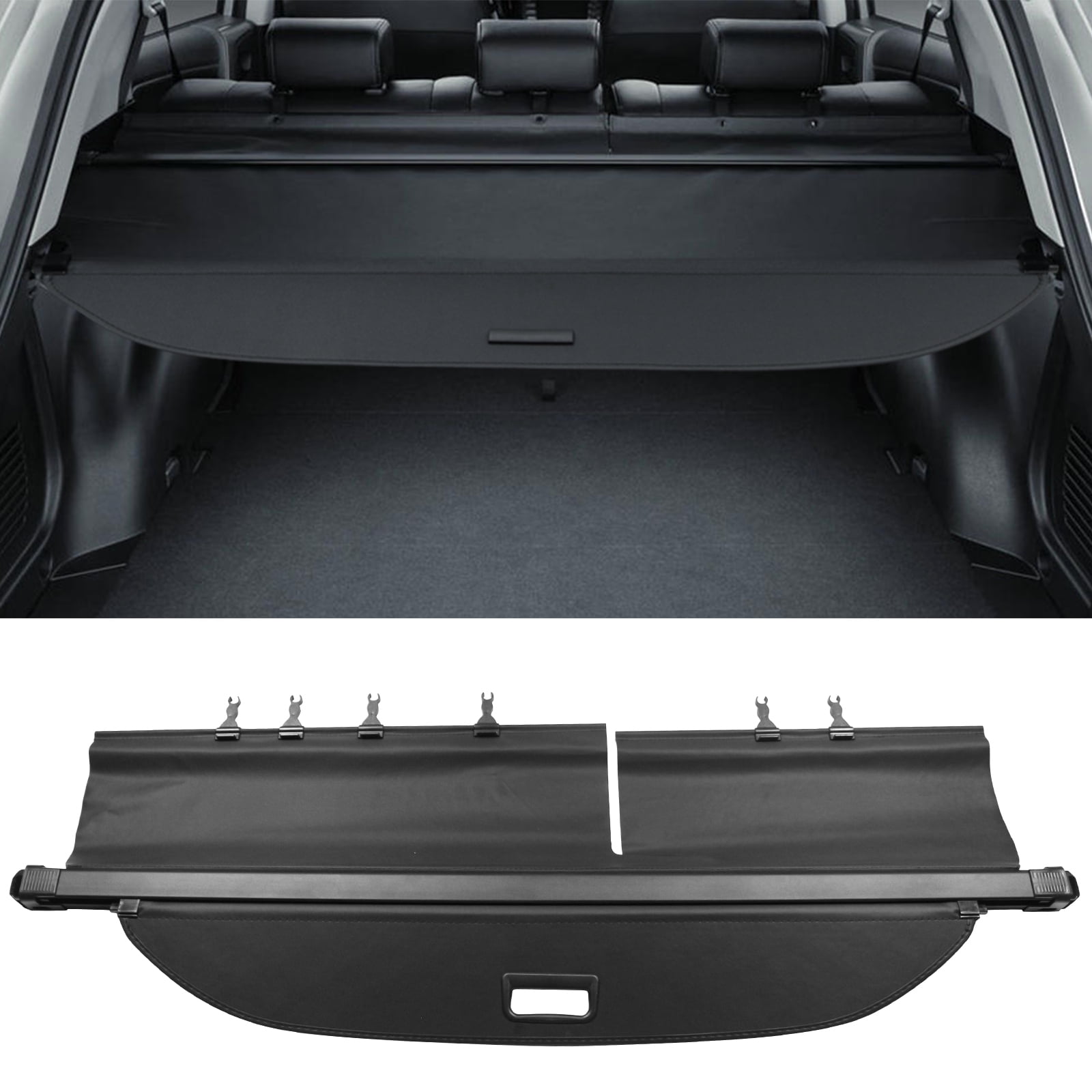 Ikon Motorsports Rear Cargo Security Cover, Compatible with 2013-2018 ...