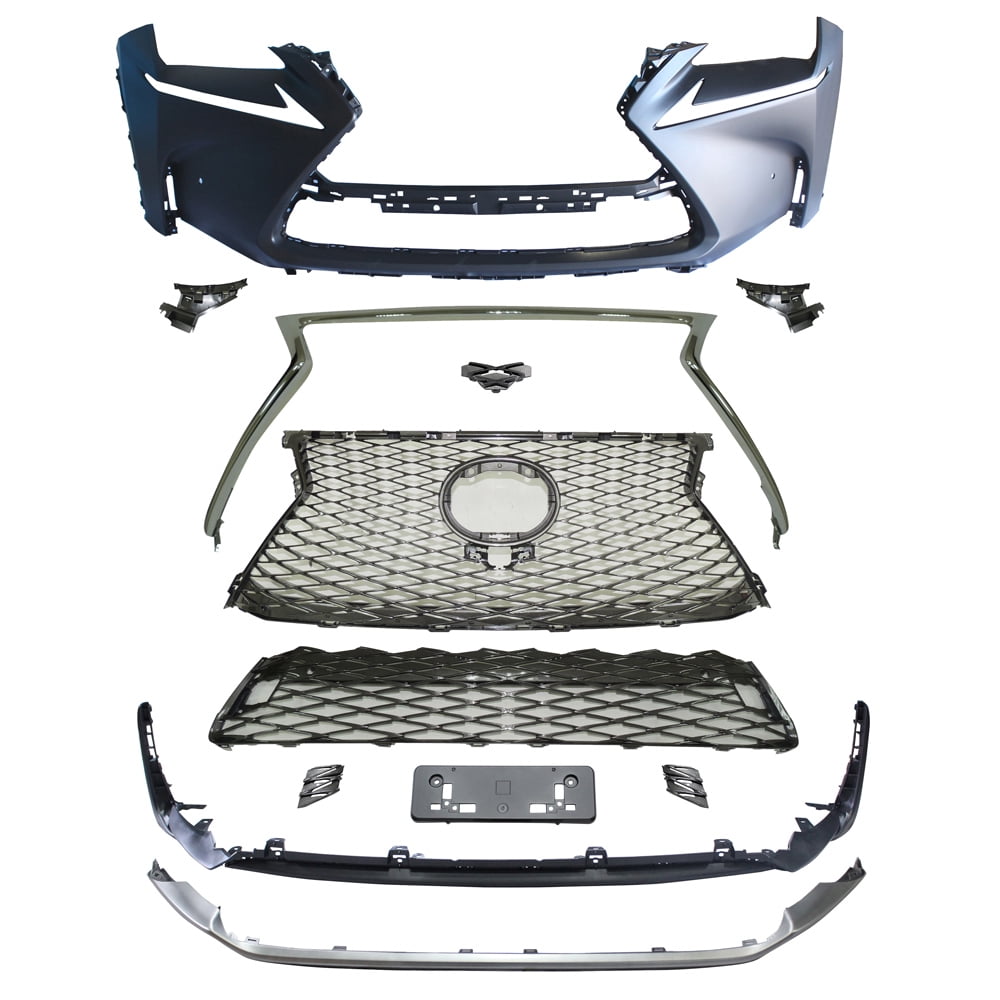 Ikon Motorsports Compatible with 15-18 Lexus NX200T NX300 F Sport Front ...
