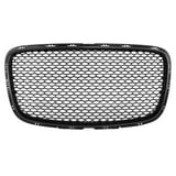 Ikon Motorsports Black Front Hood Mesh Grille, Compatible with 2015 ...