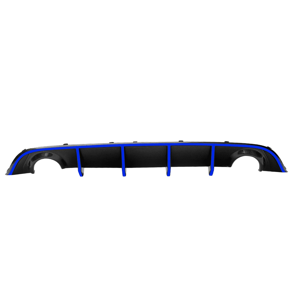 Ikon Motorsports Compatible with 15-23 Dodge Charger SRT V2 Style Rear ...