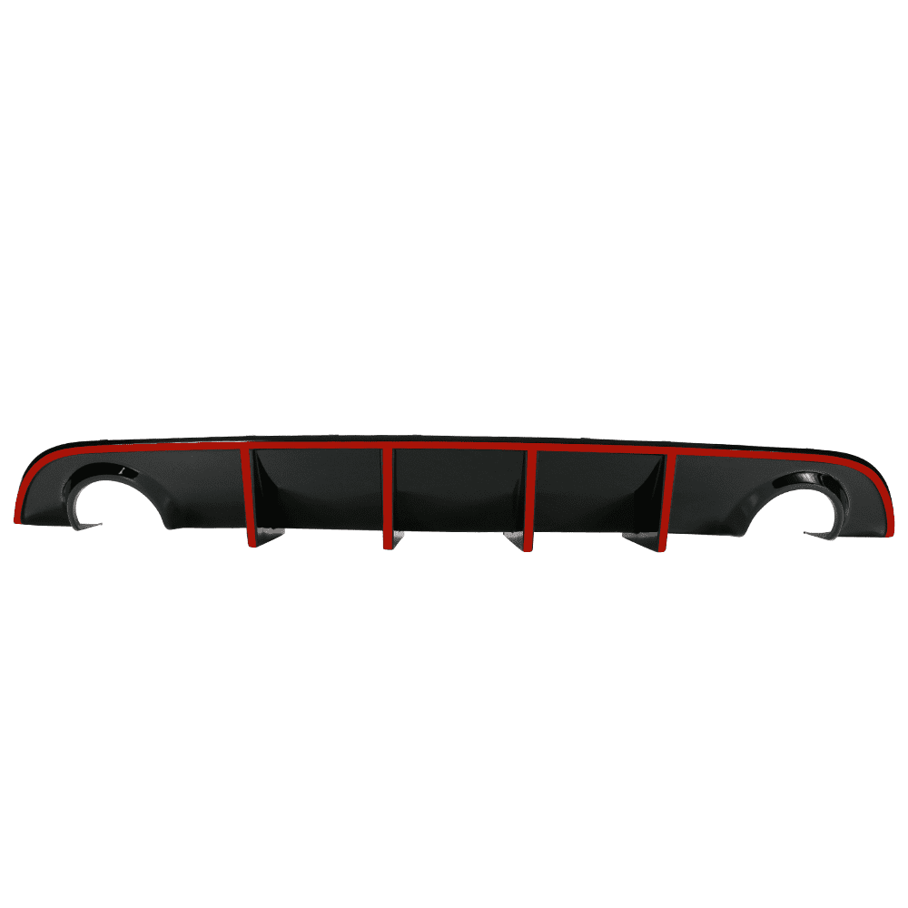Ikon Motorsports Compatible with 15-23 Dodge Charger SRT V3 Style Rear ...