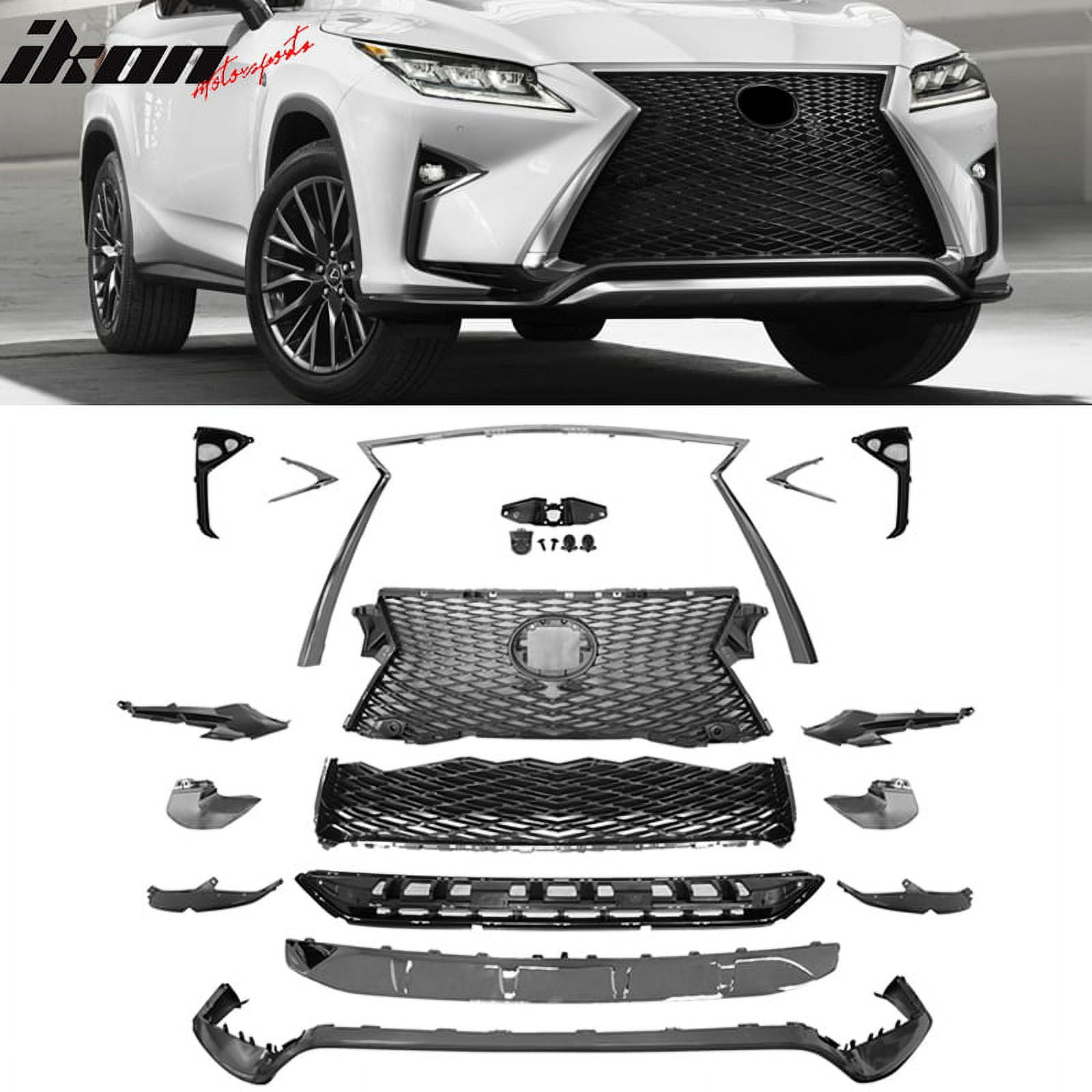 Ikon Motorsports Compatible with 16-18 Lexus RX350 450 F Sport Style ...
