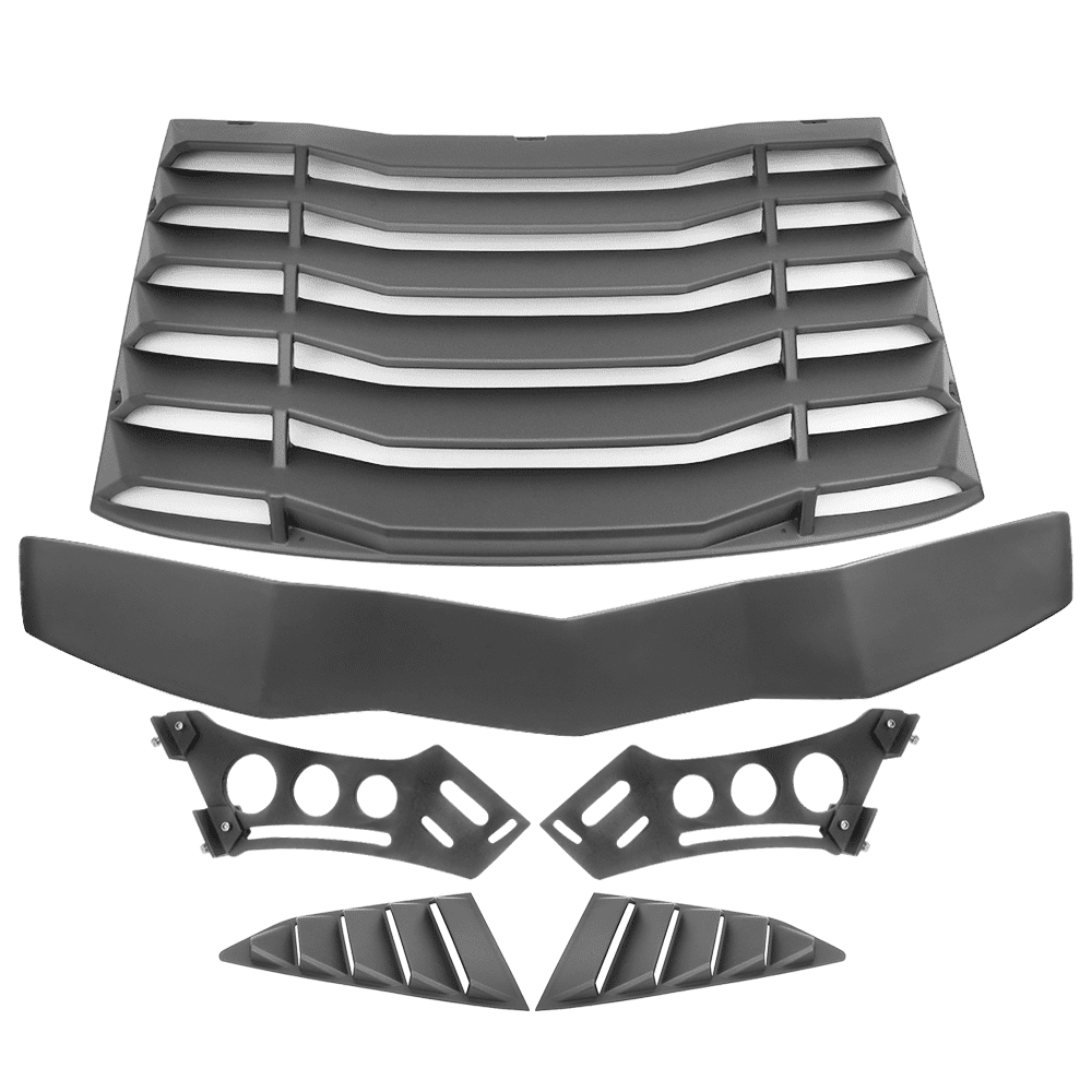 Ikon Motorsports Compatible with 16-24 Chevy Camaro Rear + Side Window ...