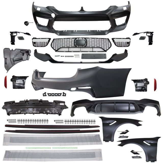 Ikon Motorsports Compatible with 17-20 BMW G30 to M5 Style Conversion ...