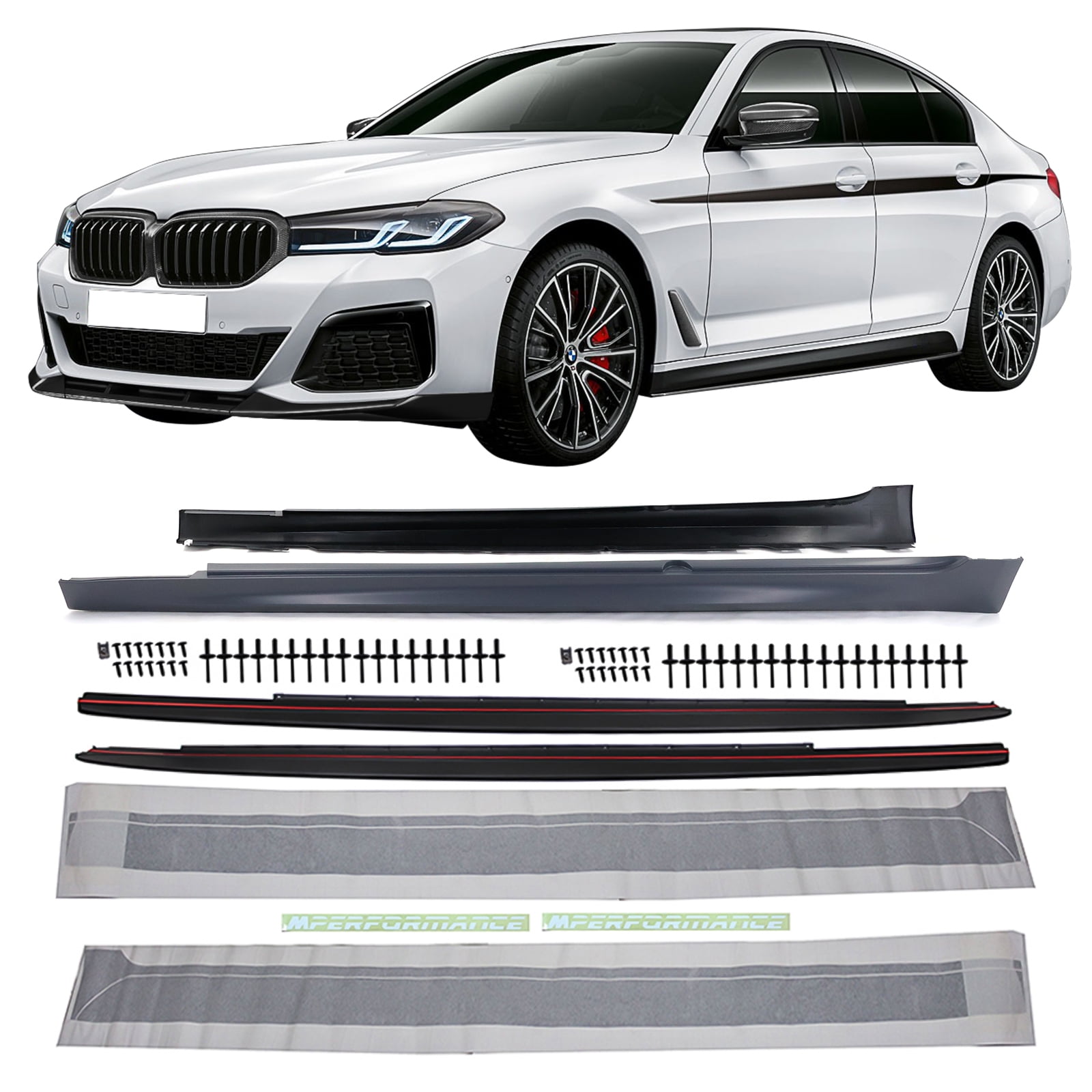Ikon Motorsports Compatible with 17-23 BMW 5 Series G30 MT MP Style ...
