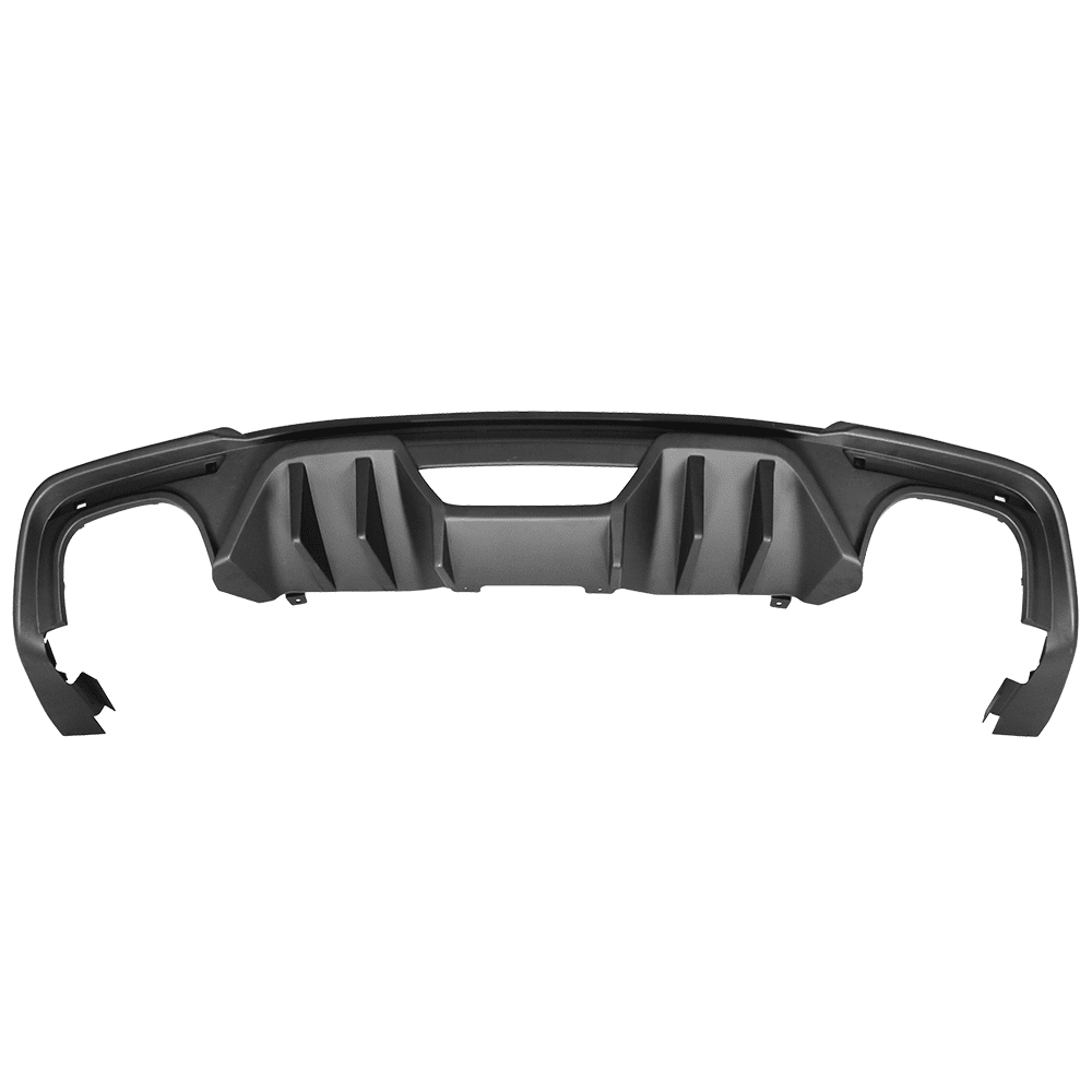Ikon Motorsports Compatible with 18-23 Ford Mustang Rear Diffuser Rock ...