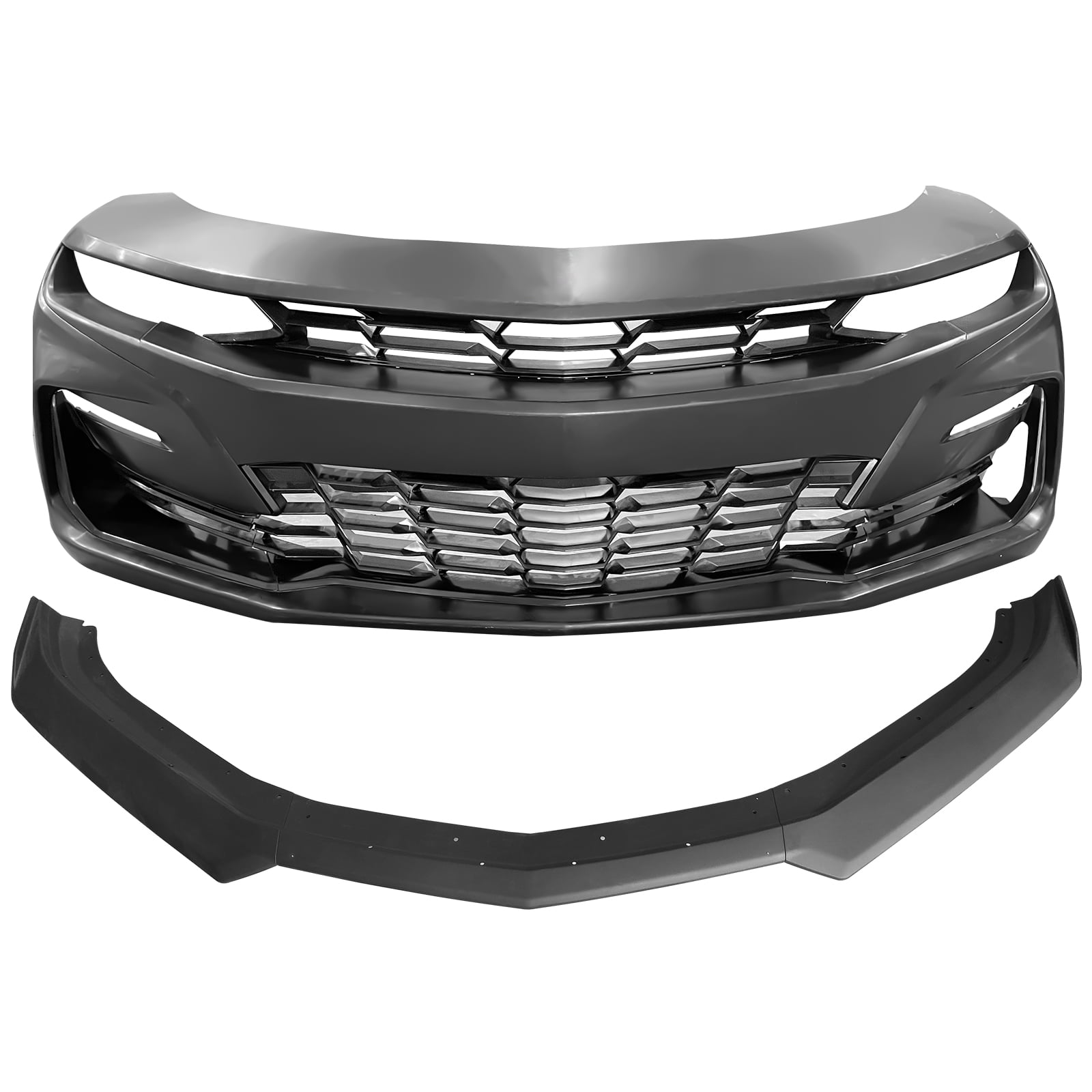 Ikon Motorsports Front Bumper Cover Compatible with 2019-2024 Chevy ...