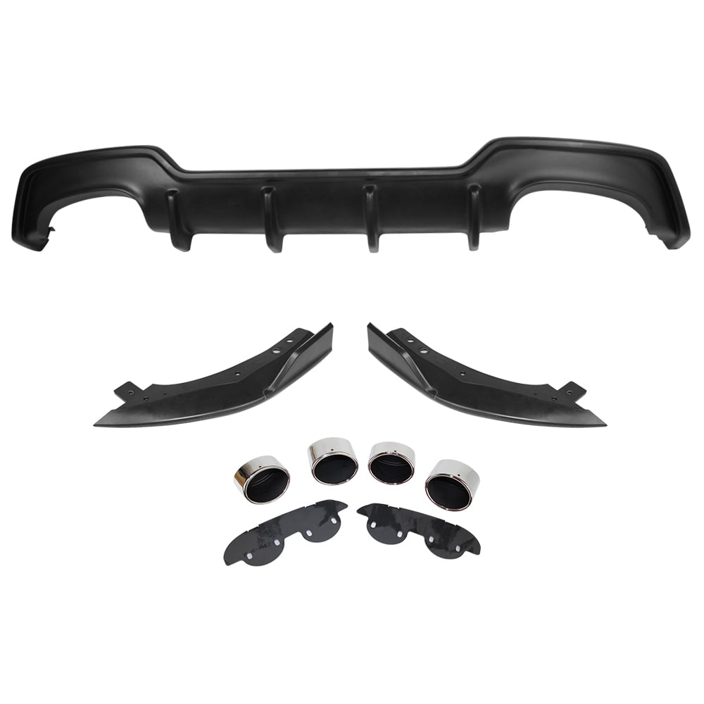 Ikon Motorsports Compatible with 19-22 Corolla Hatchback Rear Diffuser ...