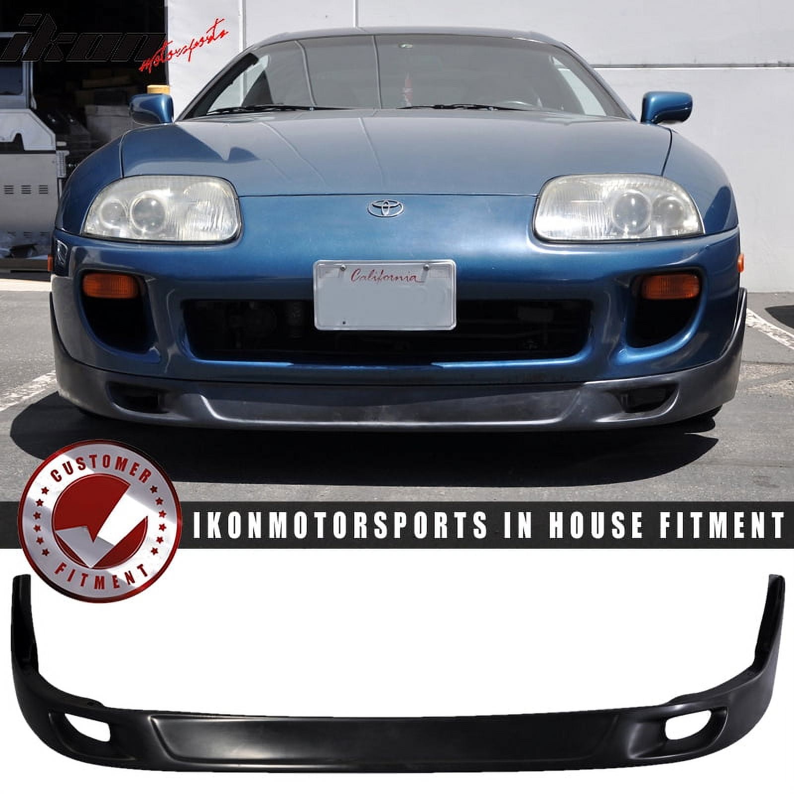 Ikon Motorsports Compatible with 93-98 Toyota Supra JDM Style Front ...
