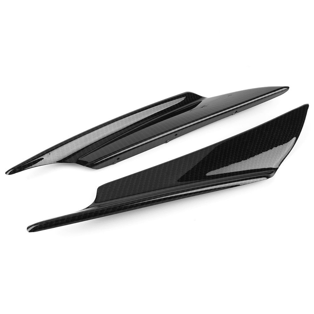 Ikon Motorsports Compatible with Universal Front Bumper Lip Canards ...