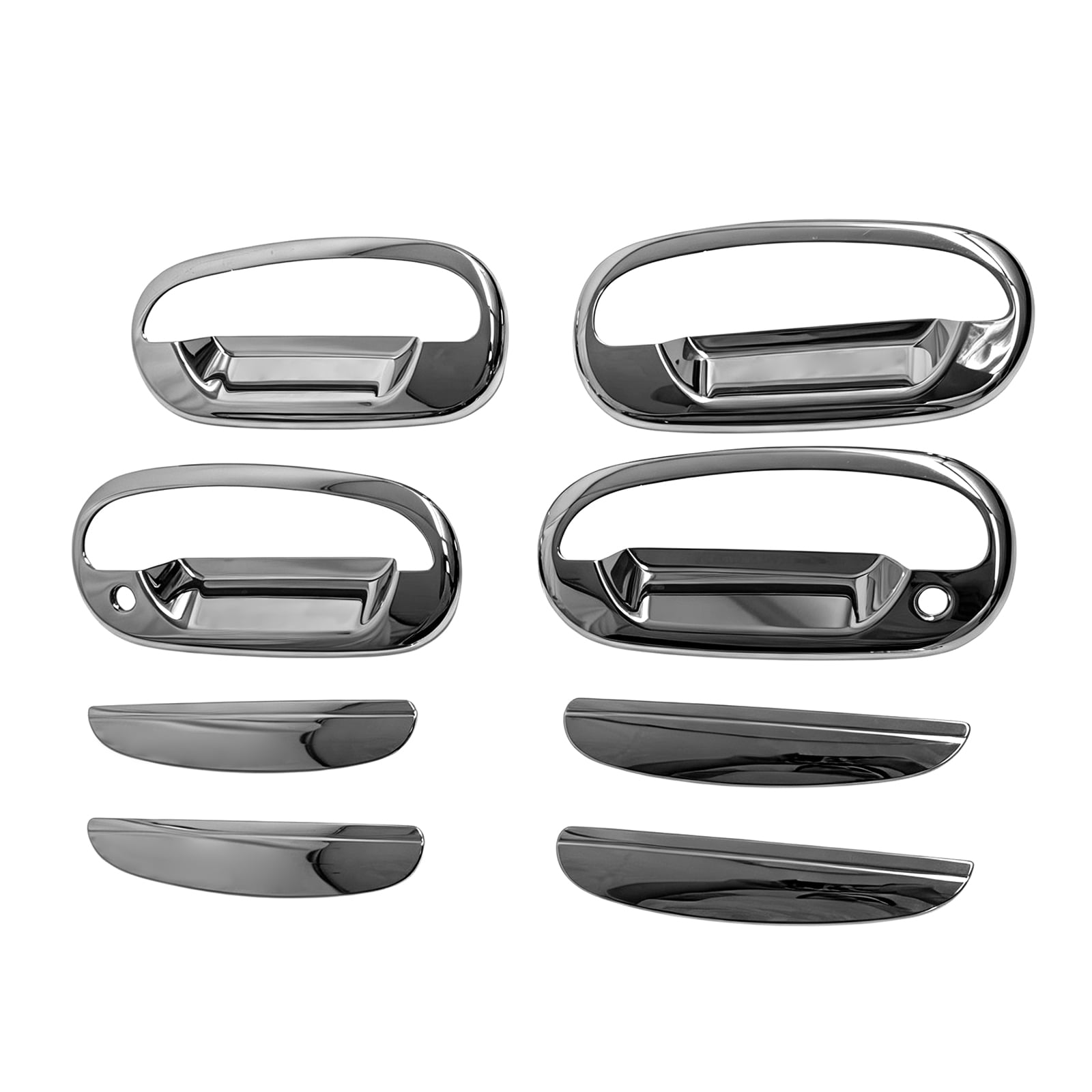 Ikon Motorsports Door Handle Covers Fits 1997-2003 Ford F-150, Chrome ...
