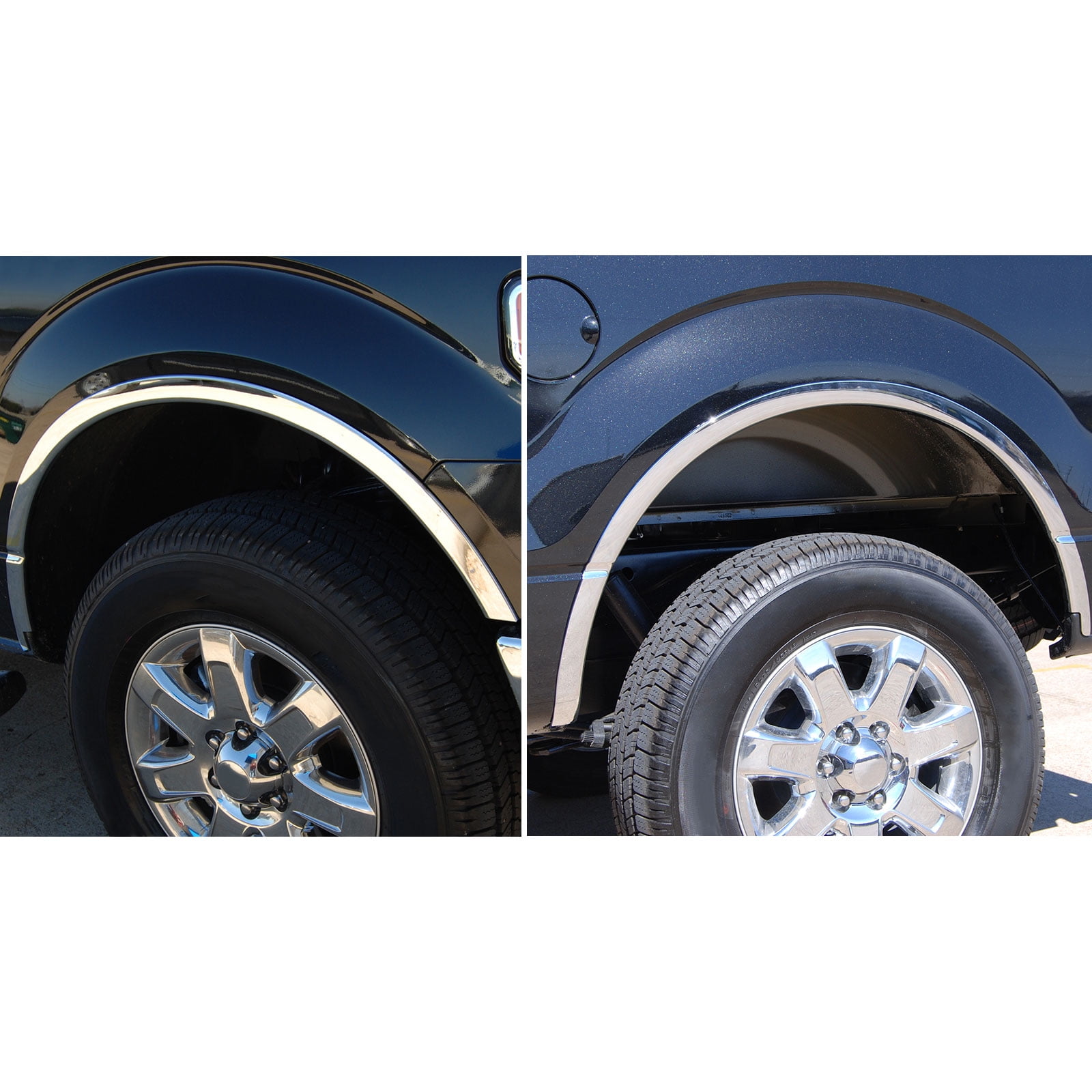 Ikon Motorsports Fender Flares Compatible With 2004-2014 Ford F-150 ...
