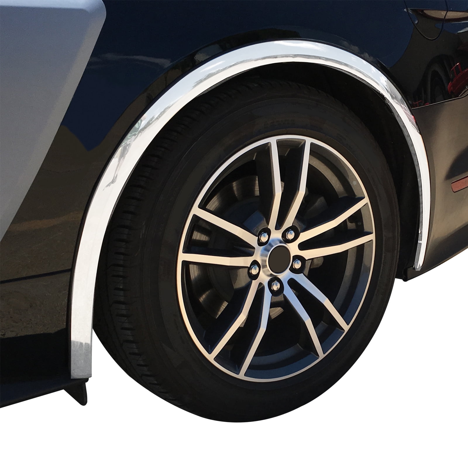Ikon Motorsports Fender Flares Compatible With 2015-2017 Ford Mustang ...