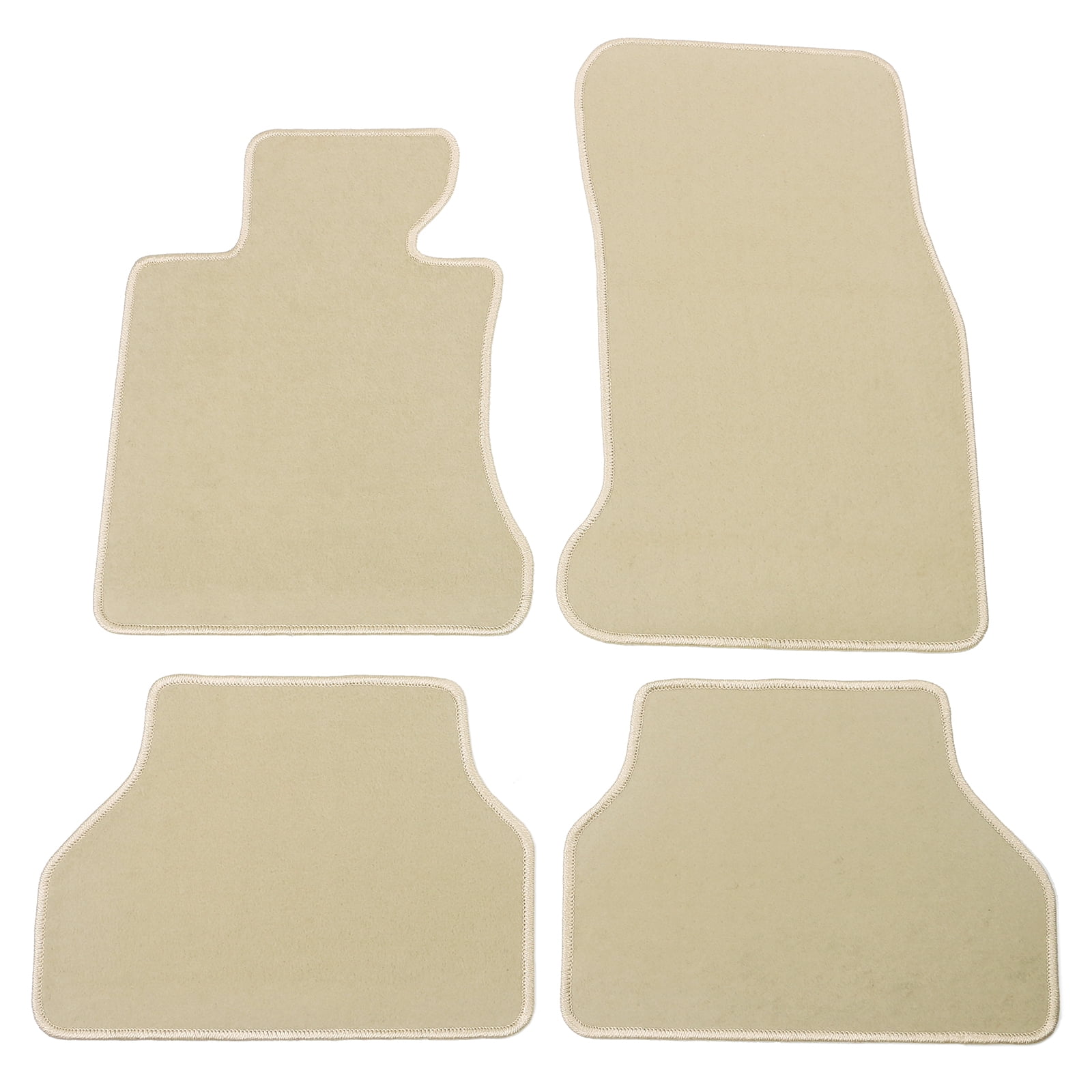 Ikon Motorsports Front & Rear Floor Mats Fits 2005-2010 BMW E60 5 ...